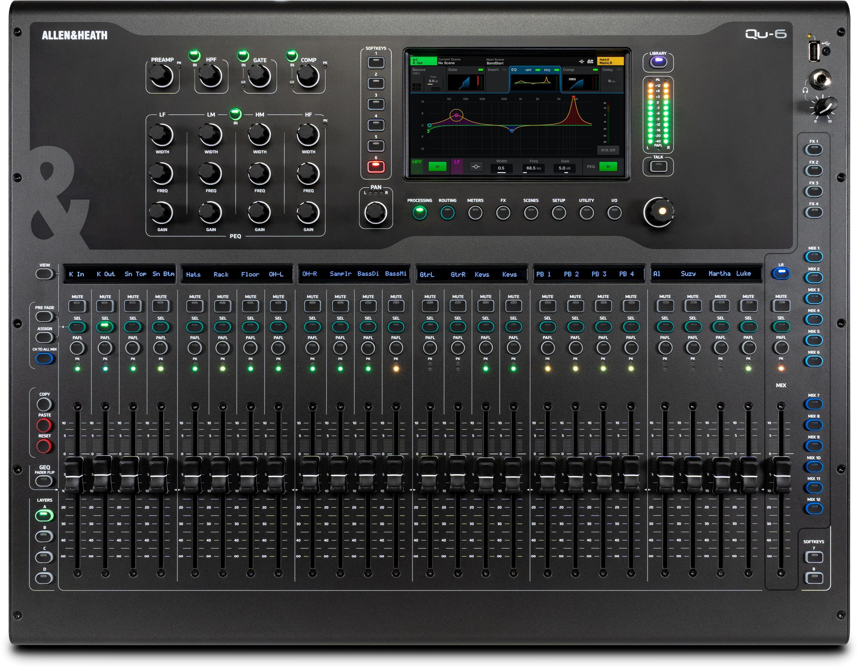 Allen & Heath Qu-6 38-channel Digital Mixer | Sweetwater