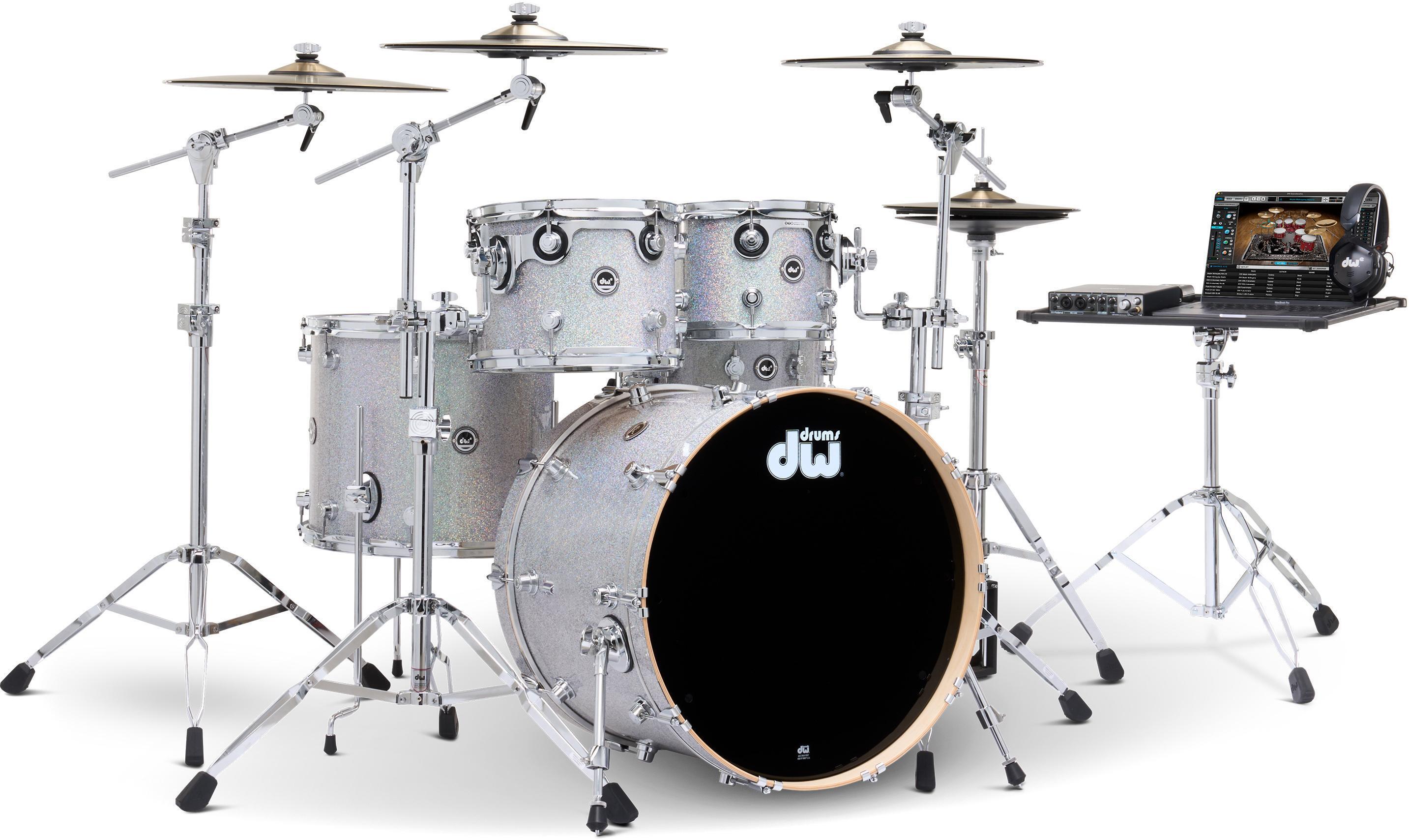 DW DWe 5-piece Drum Kit Bundle - Diamond Nebula | Sweetwater
