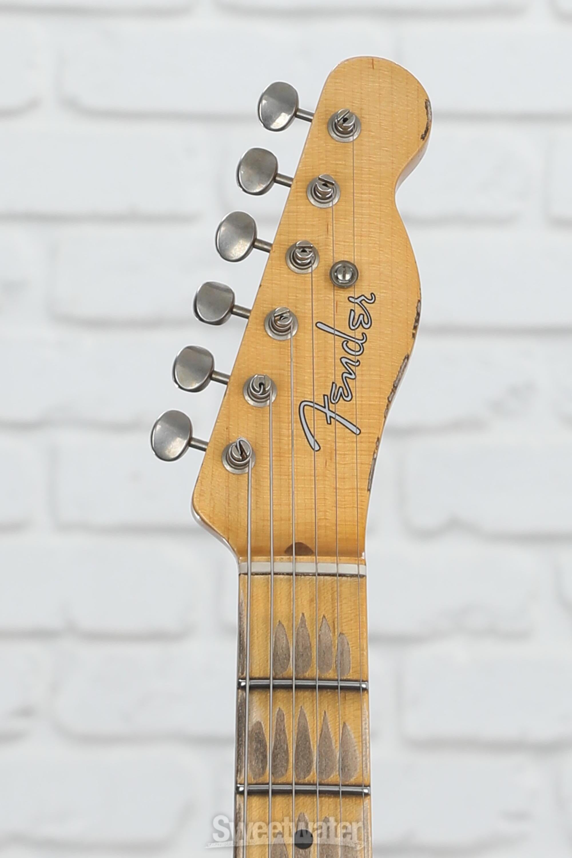 Fender Custom Shop Limited-edition Nocaster Thinline Relic Electric ...