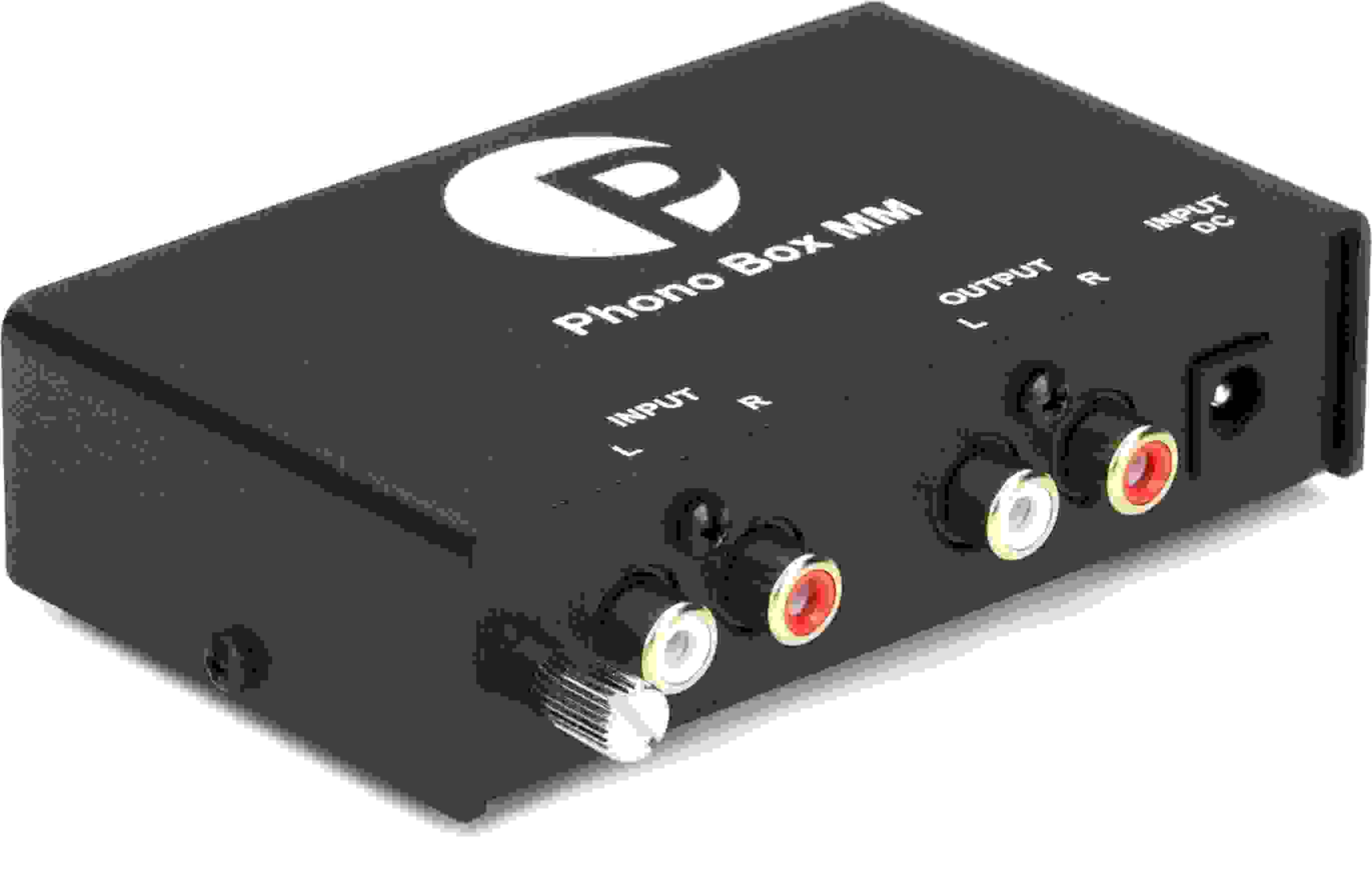 Pro-Ject Phono Box MM Phono Preamp - Black | Sweetwater