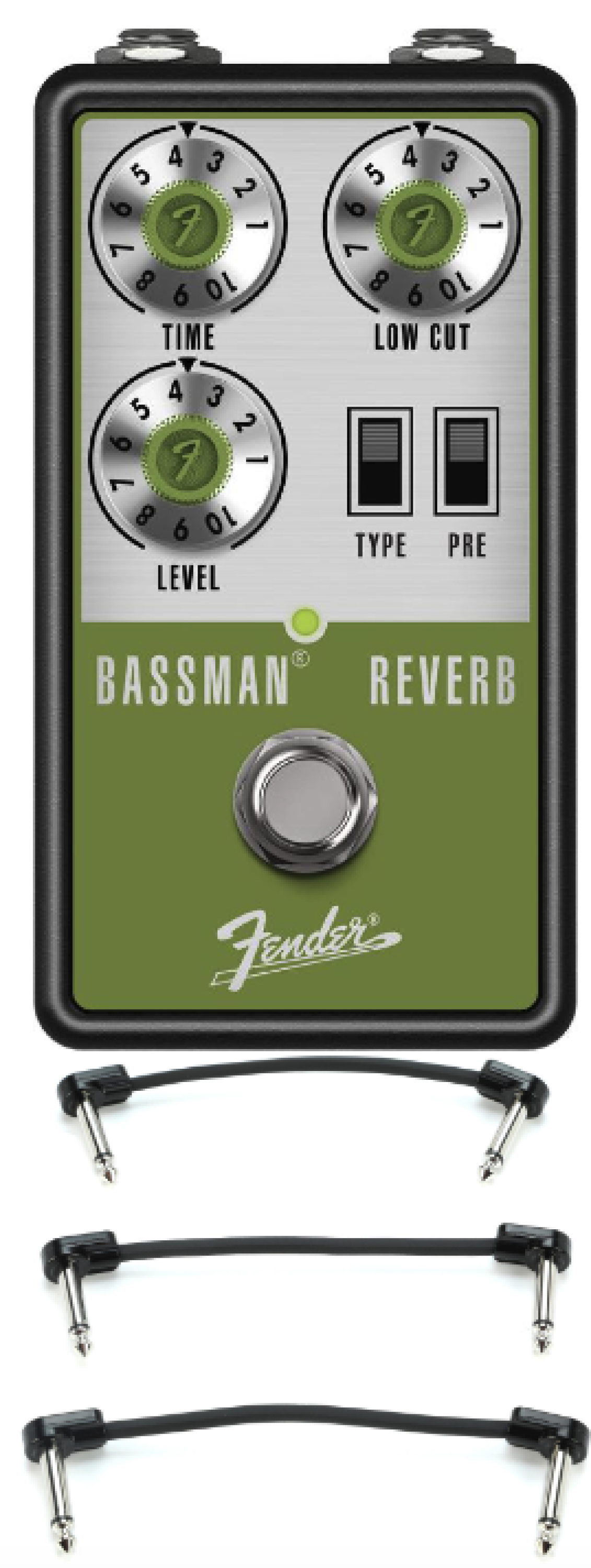 Fender Bassman Reverb Pedal with Patch Cables | Sweetwater