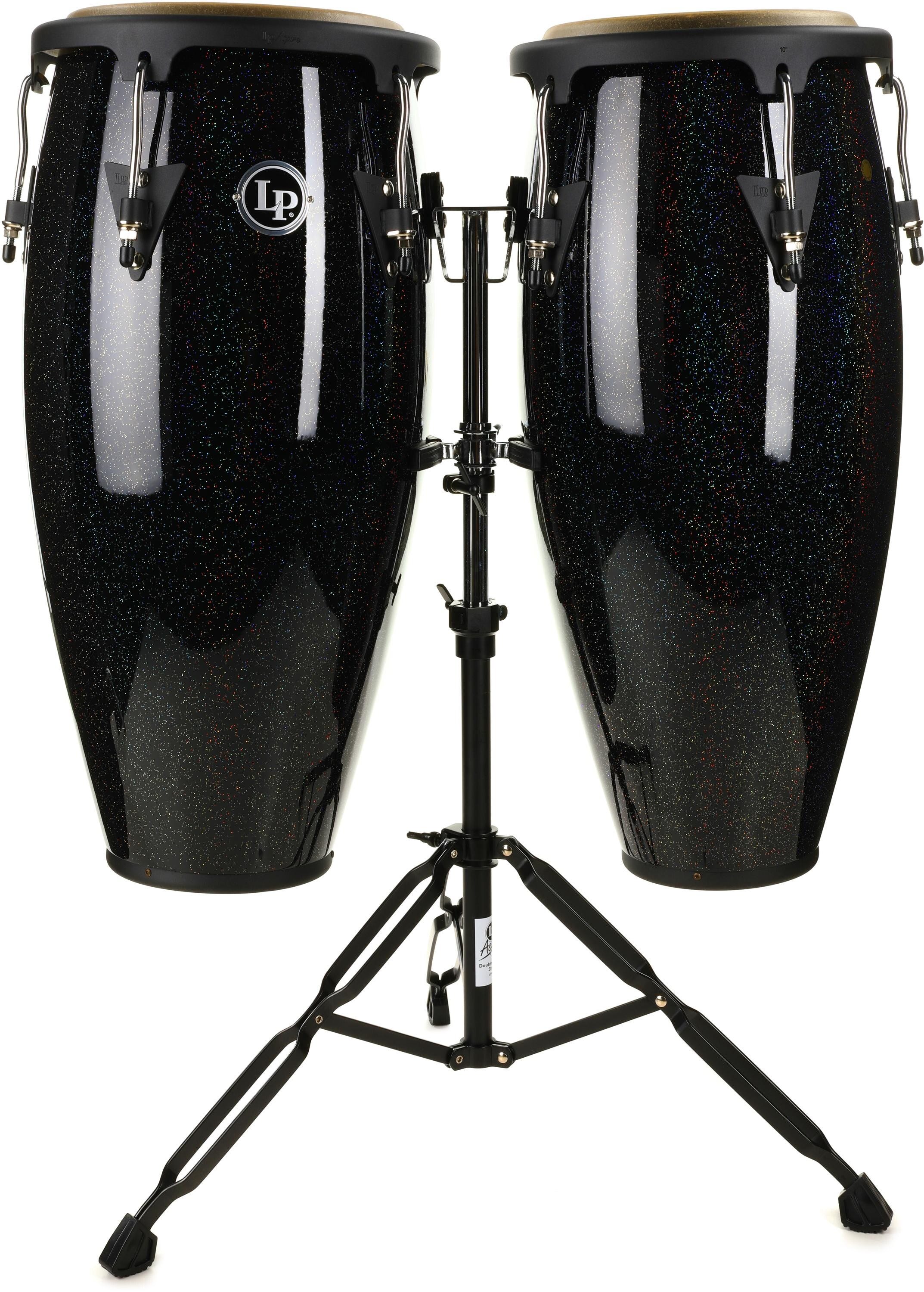 Latin Percussion Aspire Santana Conga - Black Magic, 2-pack | Sweetwater