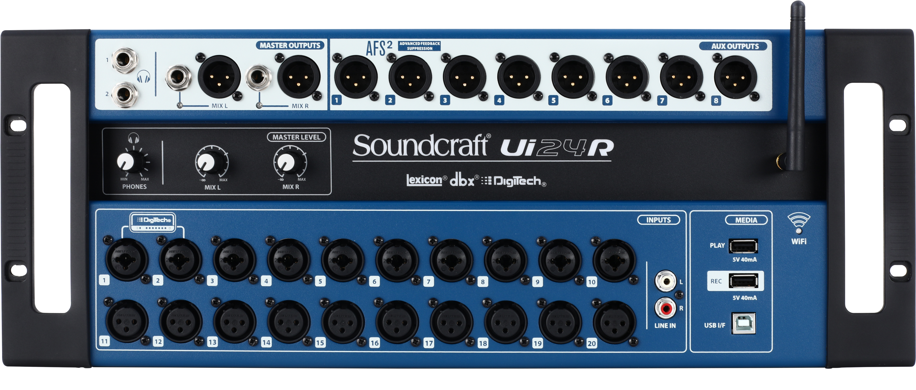 Soundcraft Ui24R 24-channel Remote-controlled Digital Mixer | Sweetwater