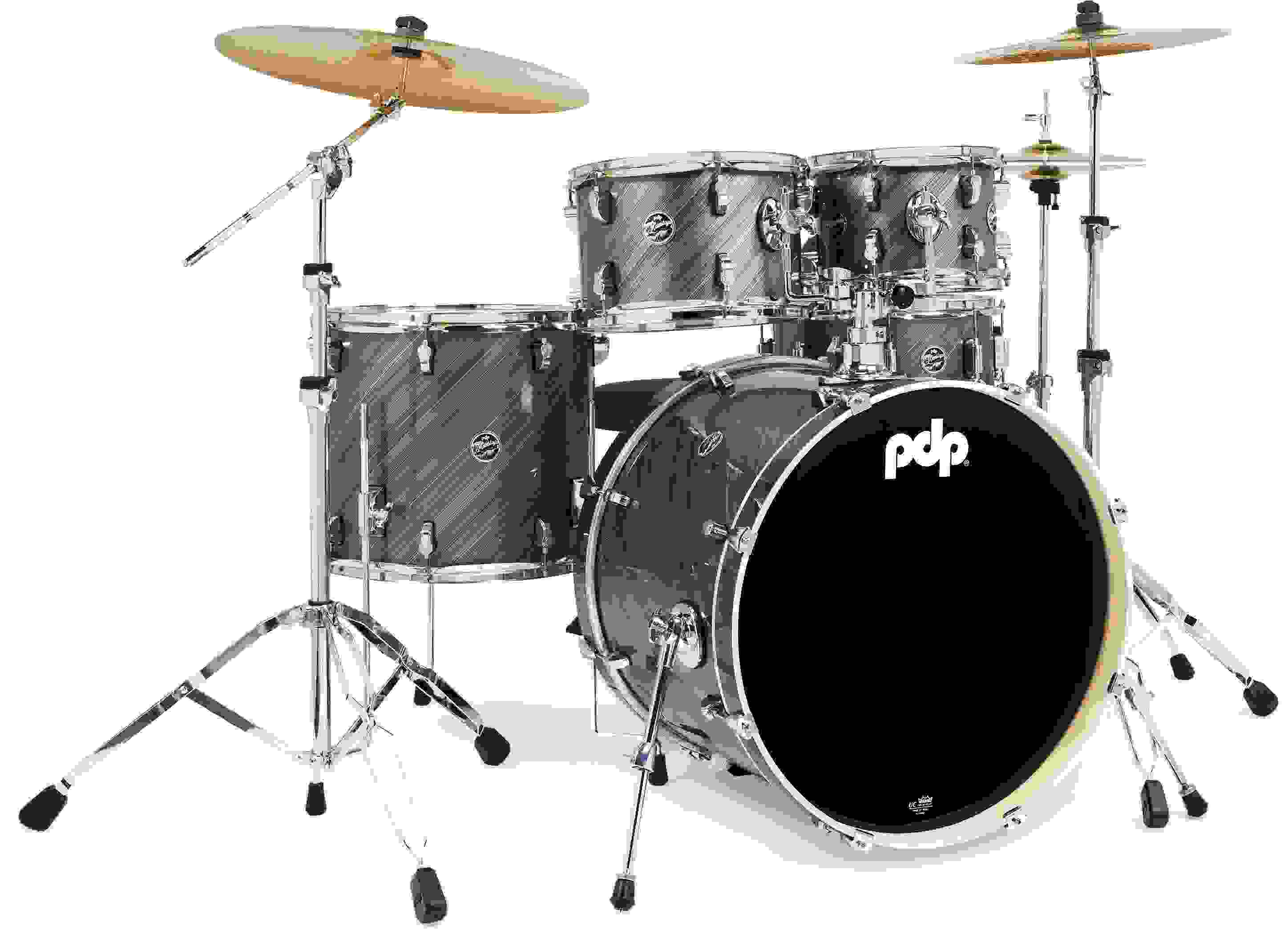 PDP Mainstage 5-piece Complete Drum Set - Twisted Graphite | Sweetwater