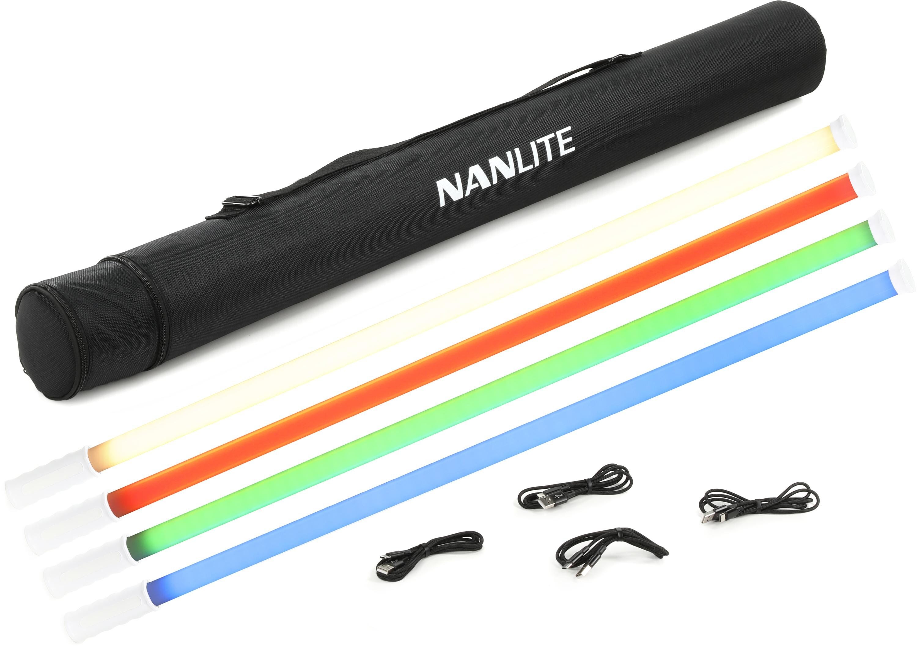 Nanlite PavoTube T8-7X 3-foot RGBWW LED Tube Light Kit (4-pack ...