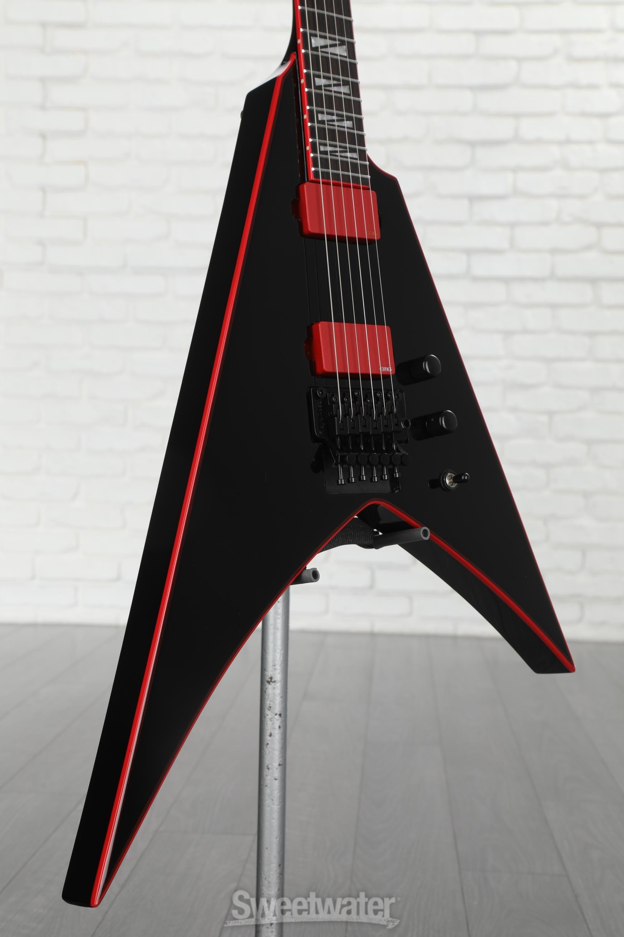 ESP LTD Gary Holt GH-SV Signature Electric Guitar - Black | Sweetwater