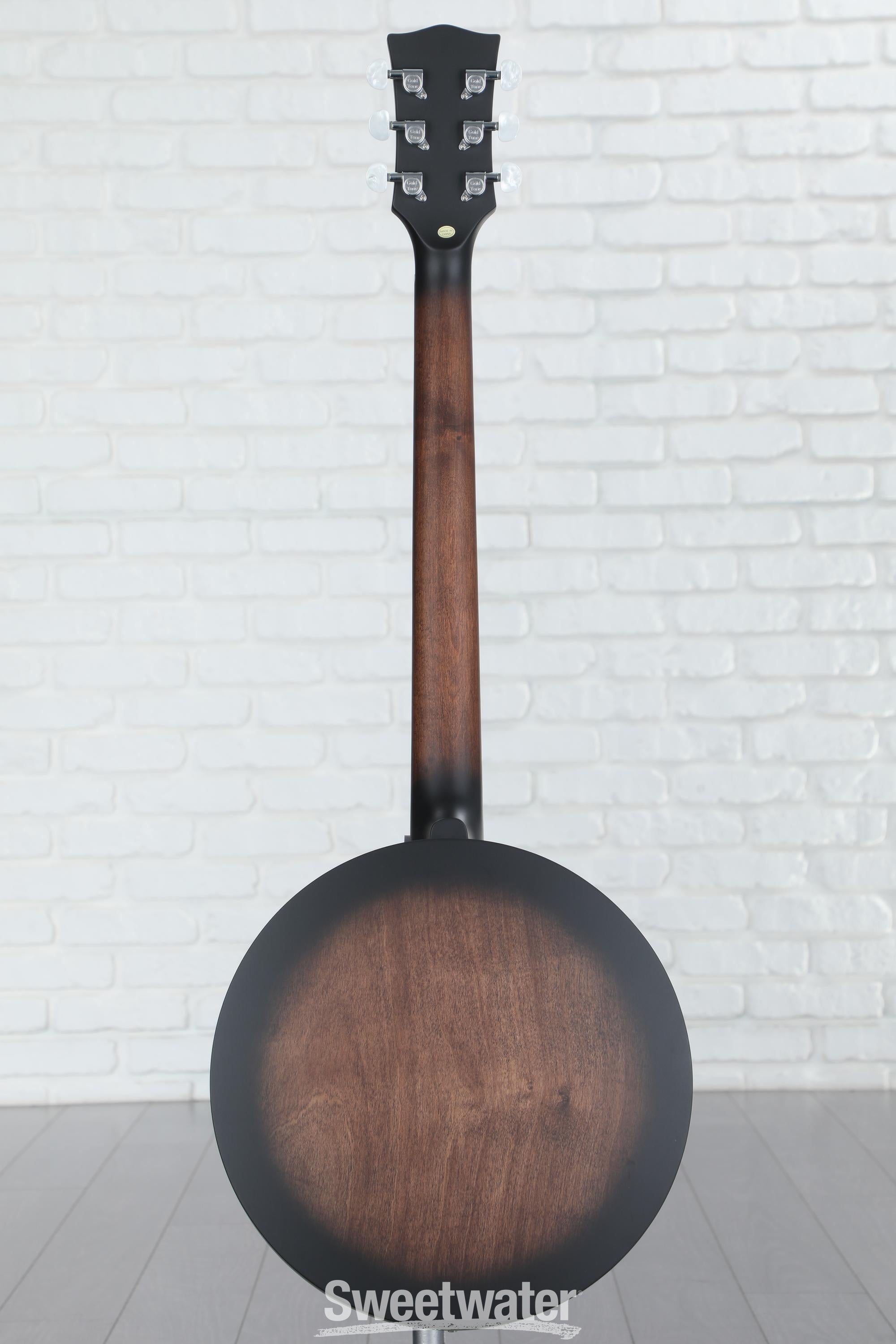 Gold Tone CC-Banjitar Cripple Creek Banjitar - Vintage Brown Satin ...