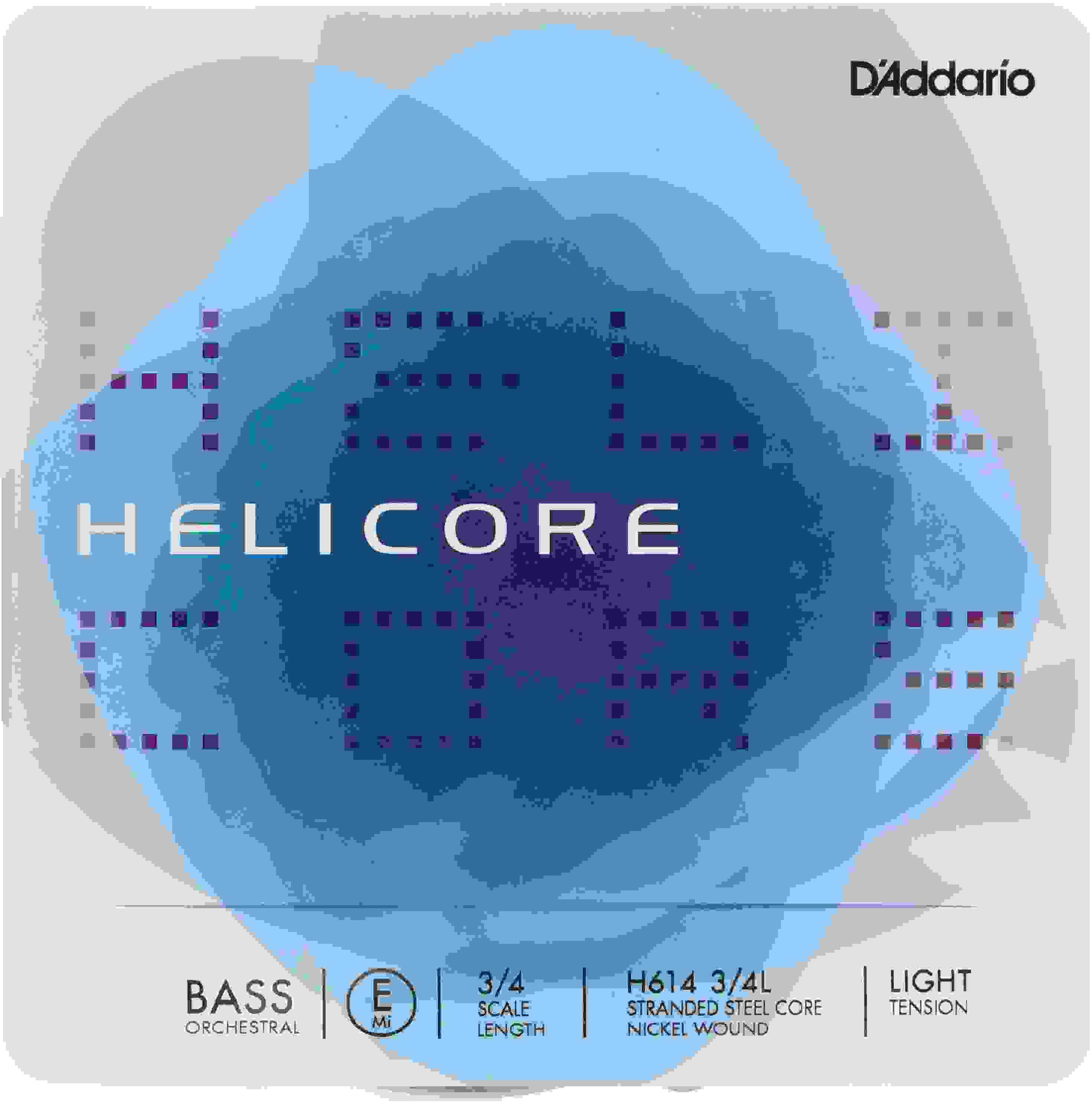 D'Addario H614 3/4L Helicore Orchestral Double Bass E String - 3/4 Size ...