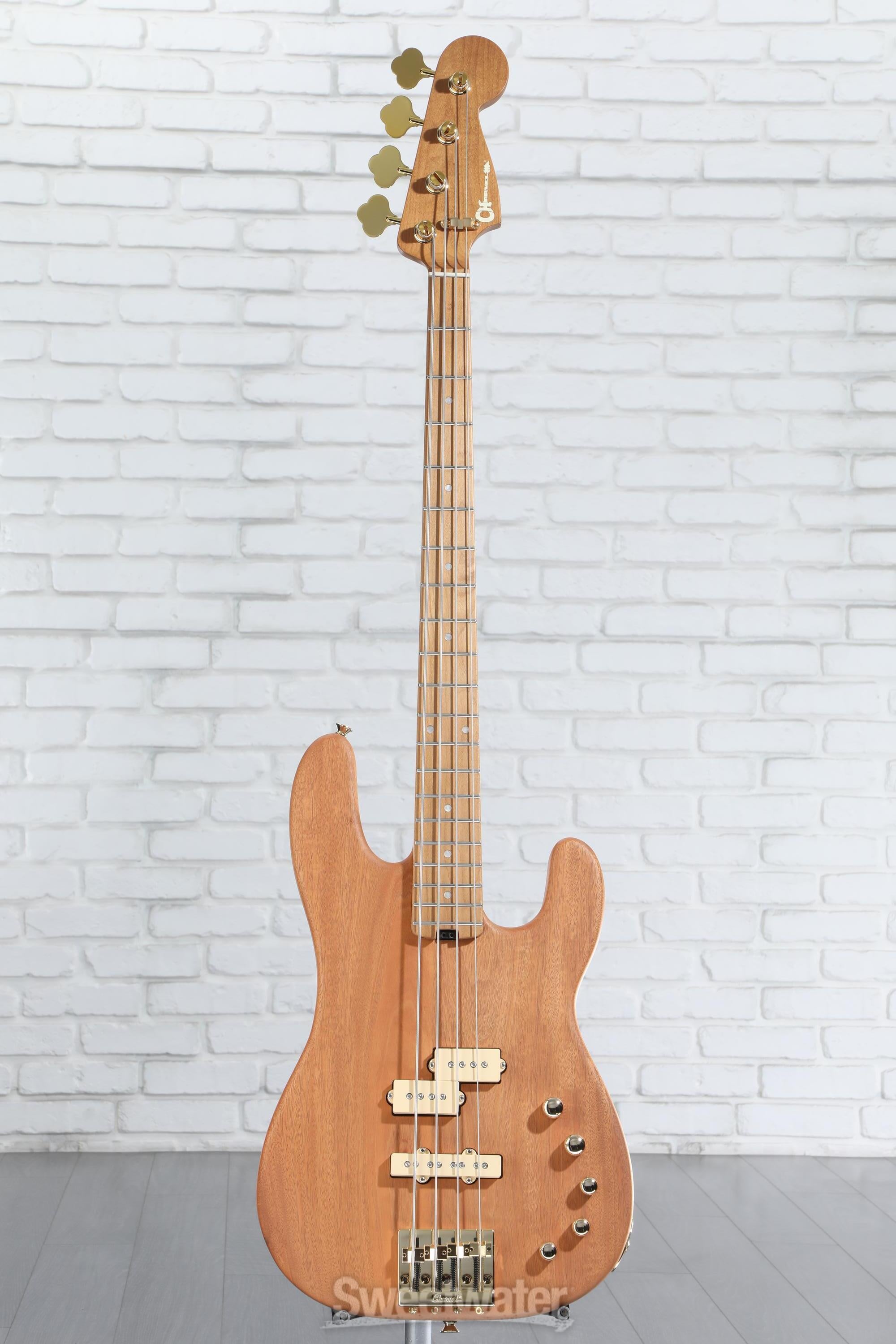 Charvel Pro-Mod San Dimas Bass PJ IV MAH - Natural Mahogany | Sweetwater