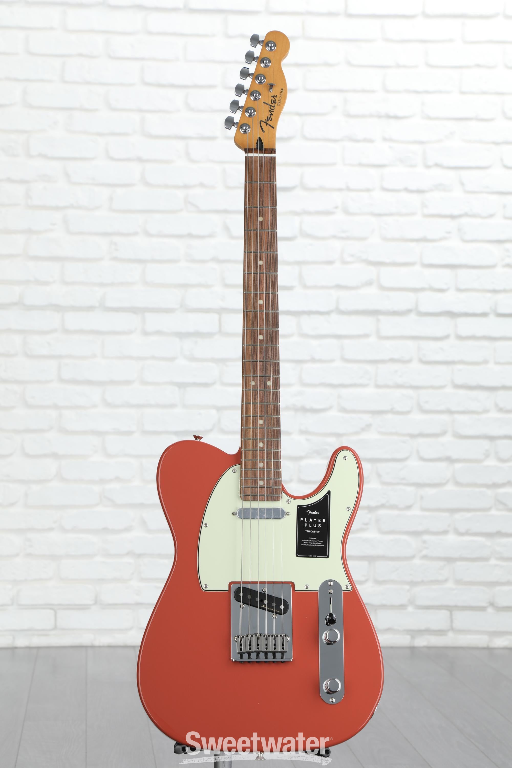Fender Player Plus Telecaster Solidbody Electric Guitar - Fiesta Red ...