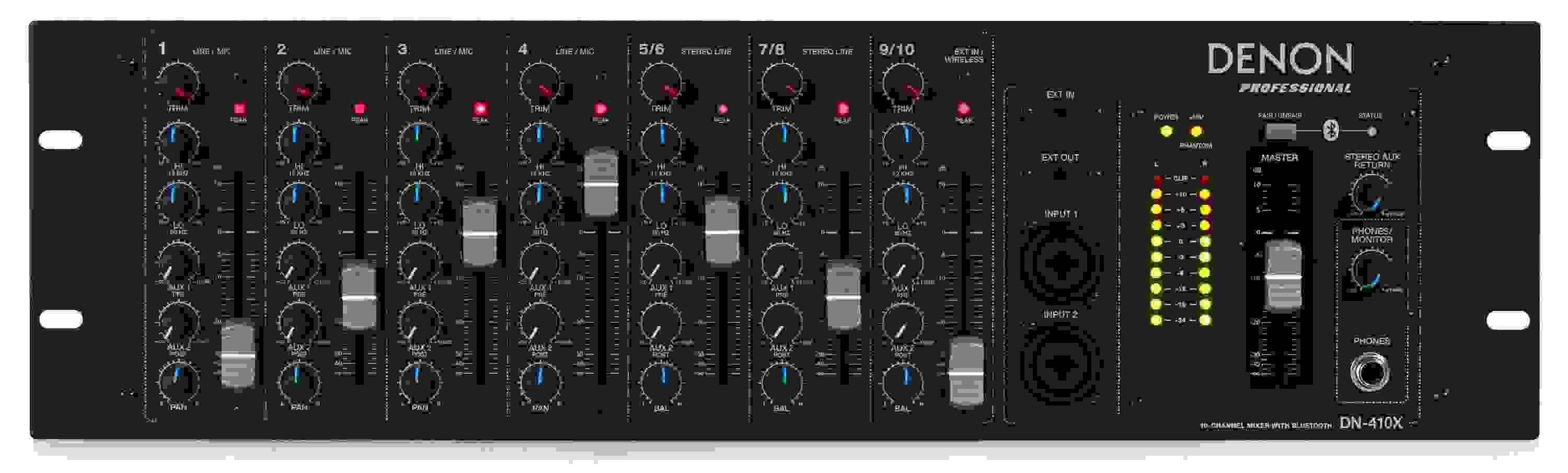 Denon Professional DN-410XB Rackmount Mixer | Sweetwater