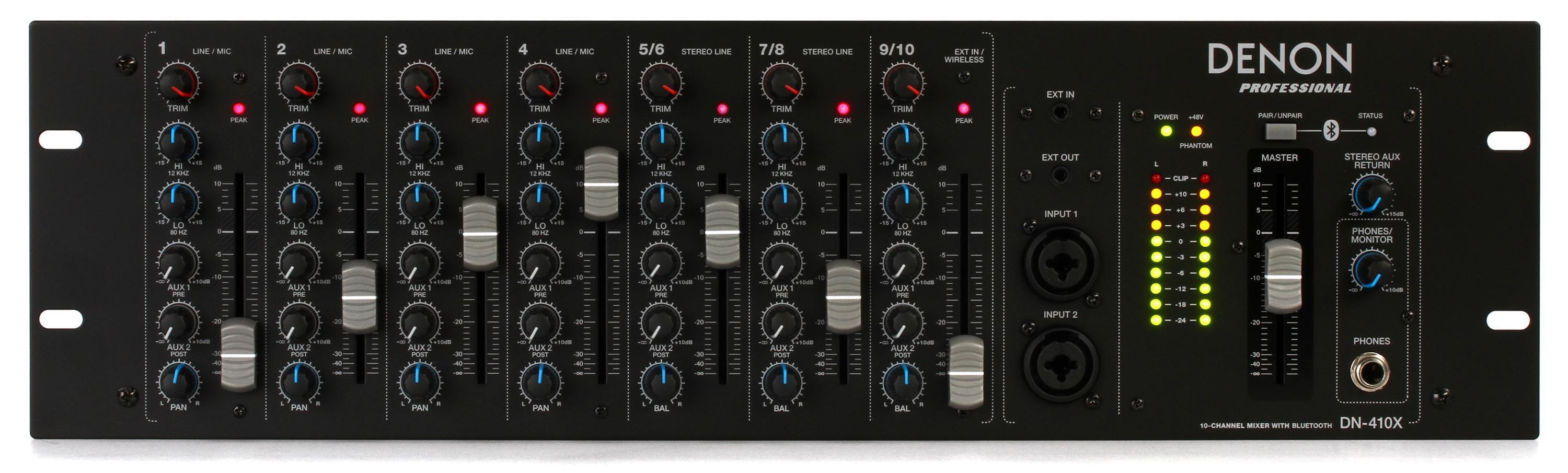 Denon Professional DN-410XB Rackmount Mixer | Sweetwater