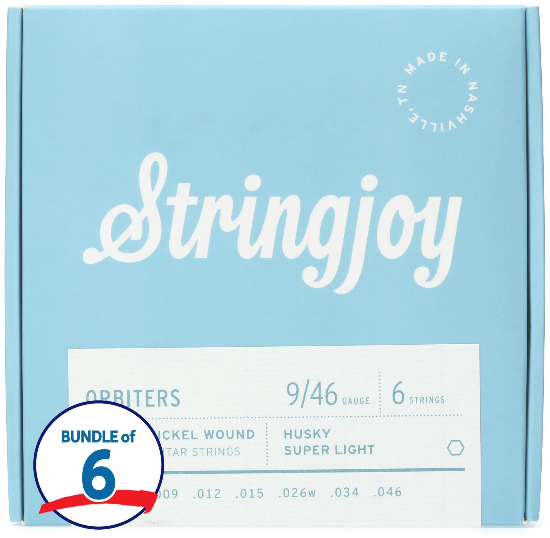 Stringjoy Orbiters Husky Coated Nickel-wound Electric Guitar Strings ...