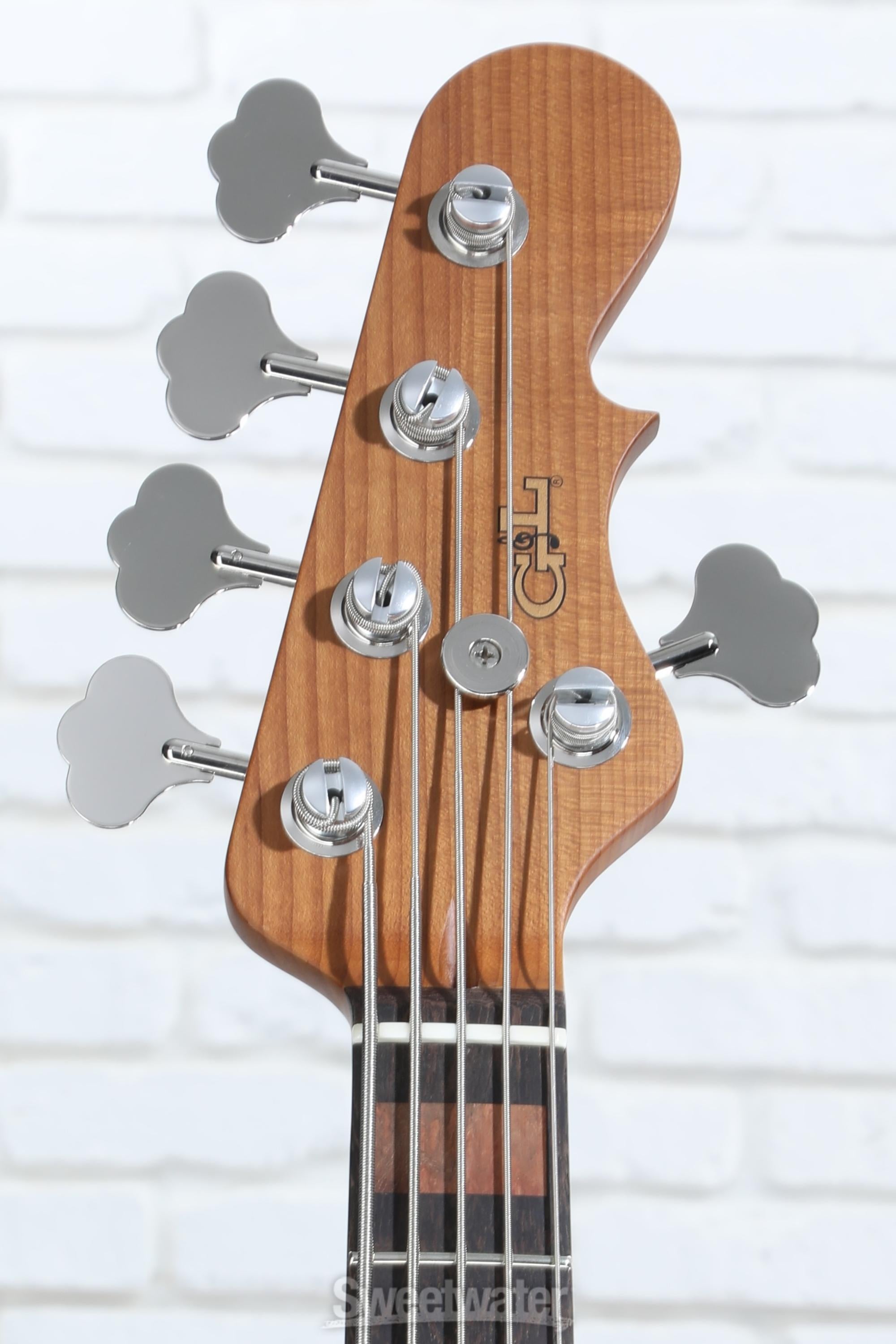 G&L Custom Shop L-2500 5-string Bass Guitar - Natural | Sweetwater