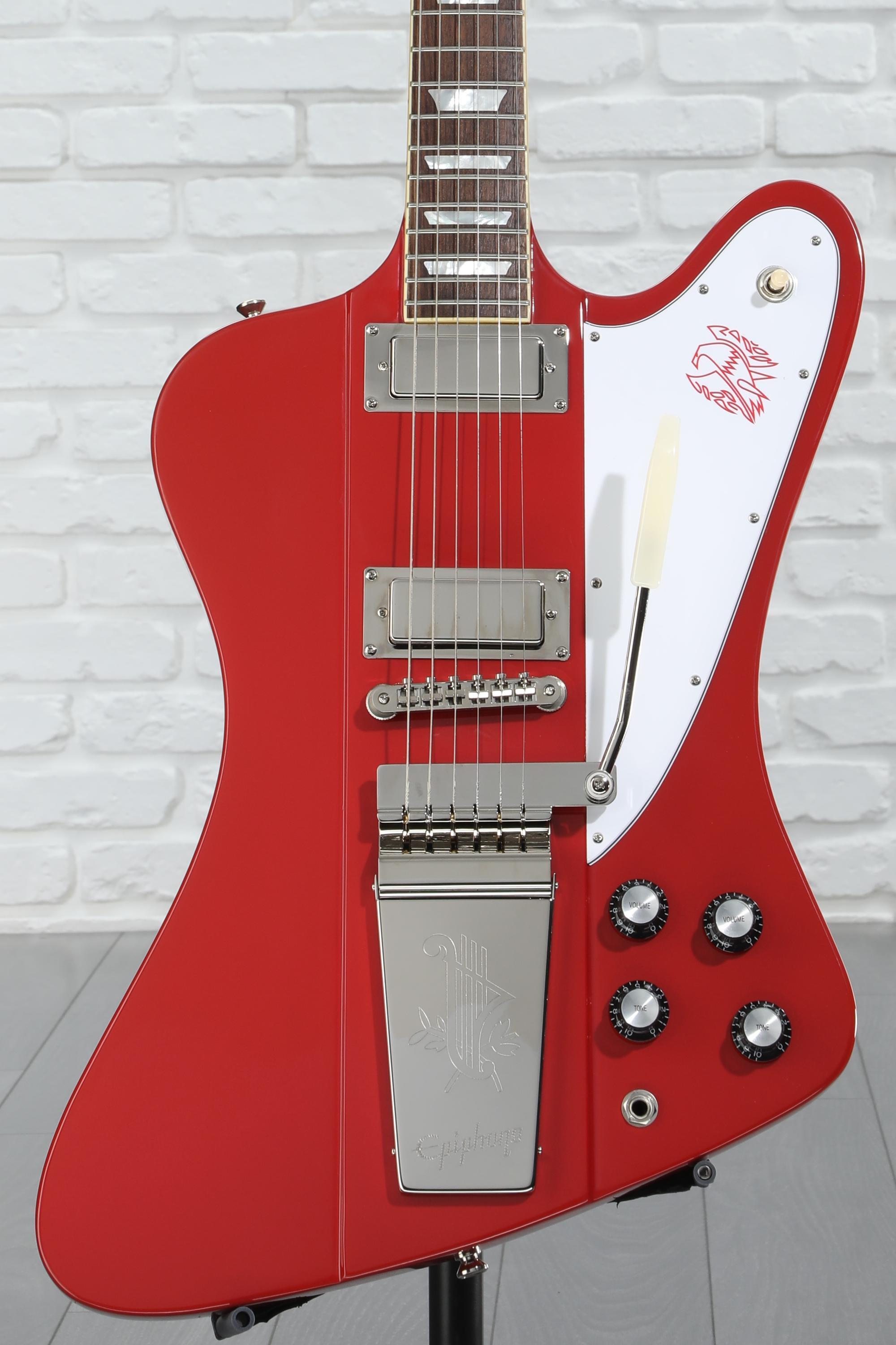 Epiphone 1963 Firebird V Electric Guitar - Ember Red | Sweetwater