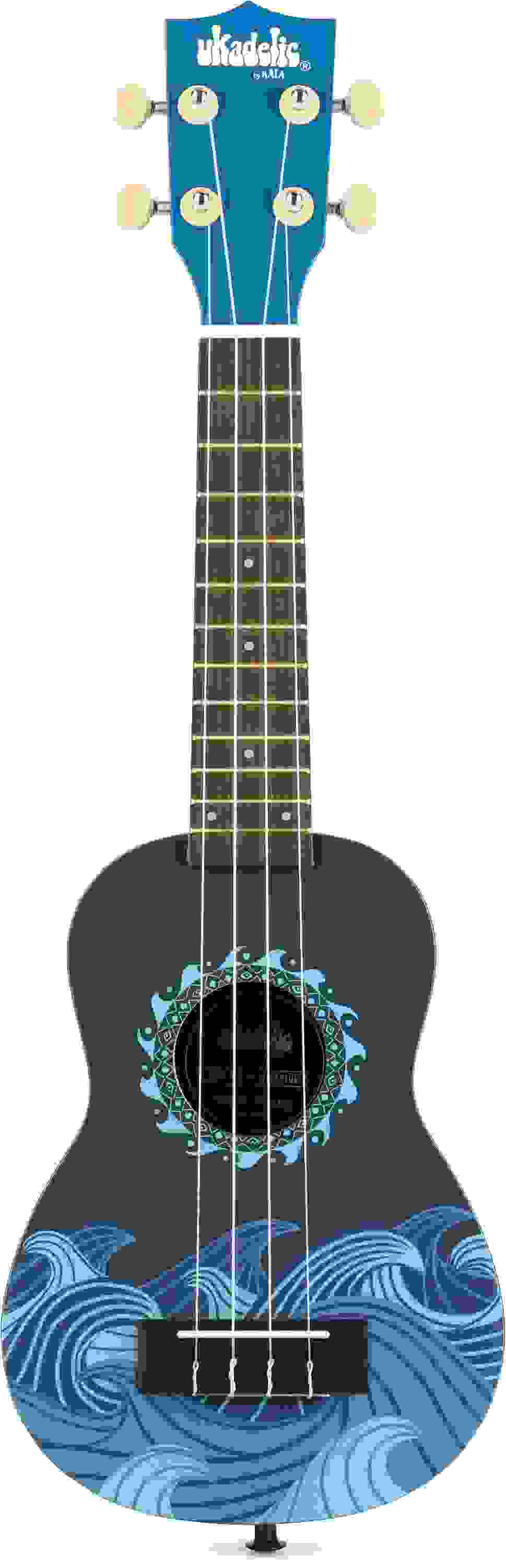 Kala Ukadelic Soprano Ukulele - Deep Blue | Sweetwater