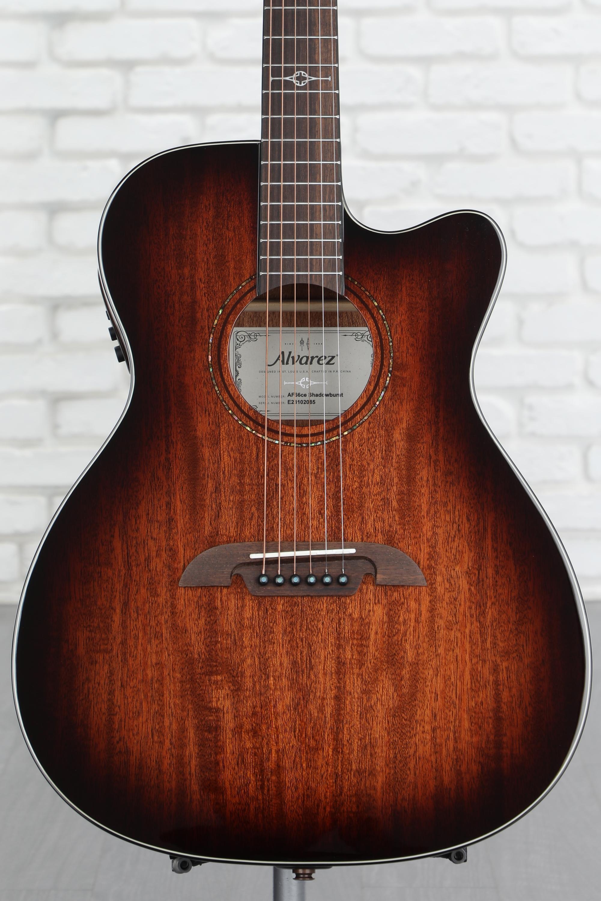 Alvarez AF66ce Shadowburst Acoustic-electric Guitar - Shadowburst ...