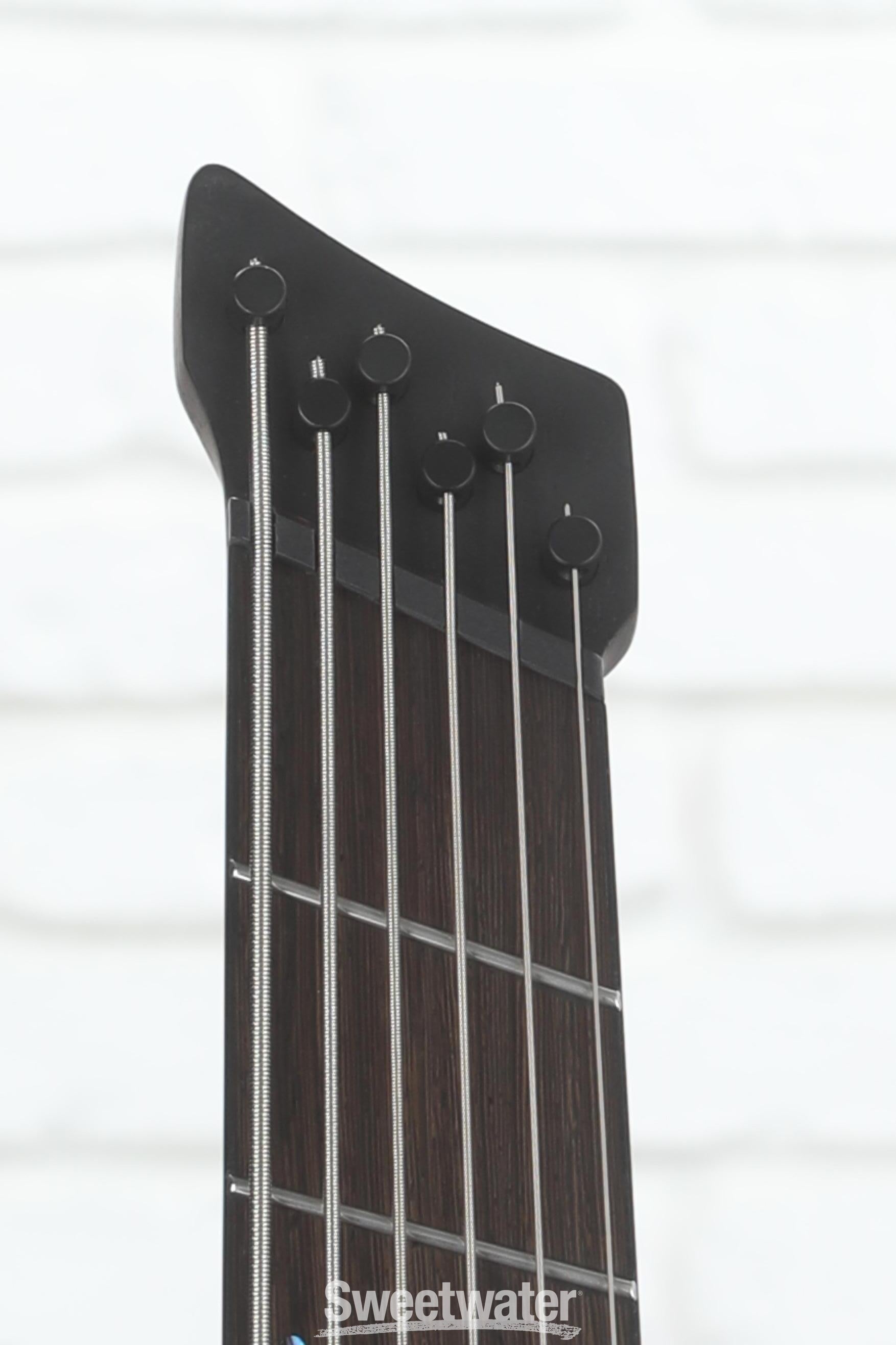 Ibanez Bass Workshop EHB1506MS Bass Guitar - Black Ice Flat | Sweetwater