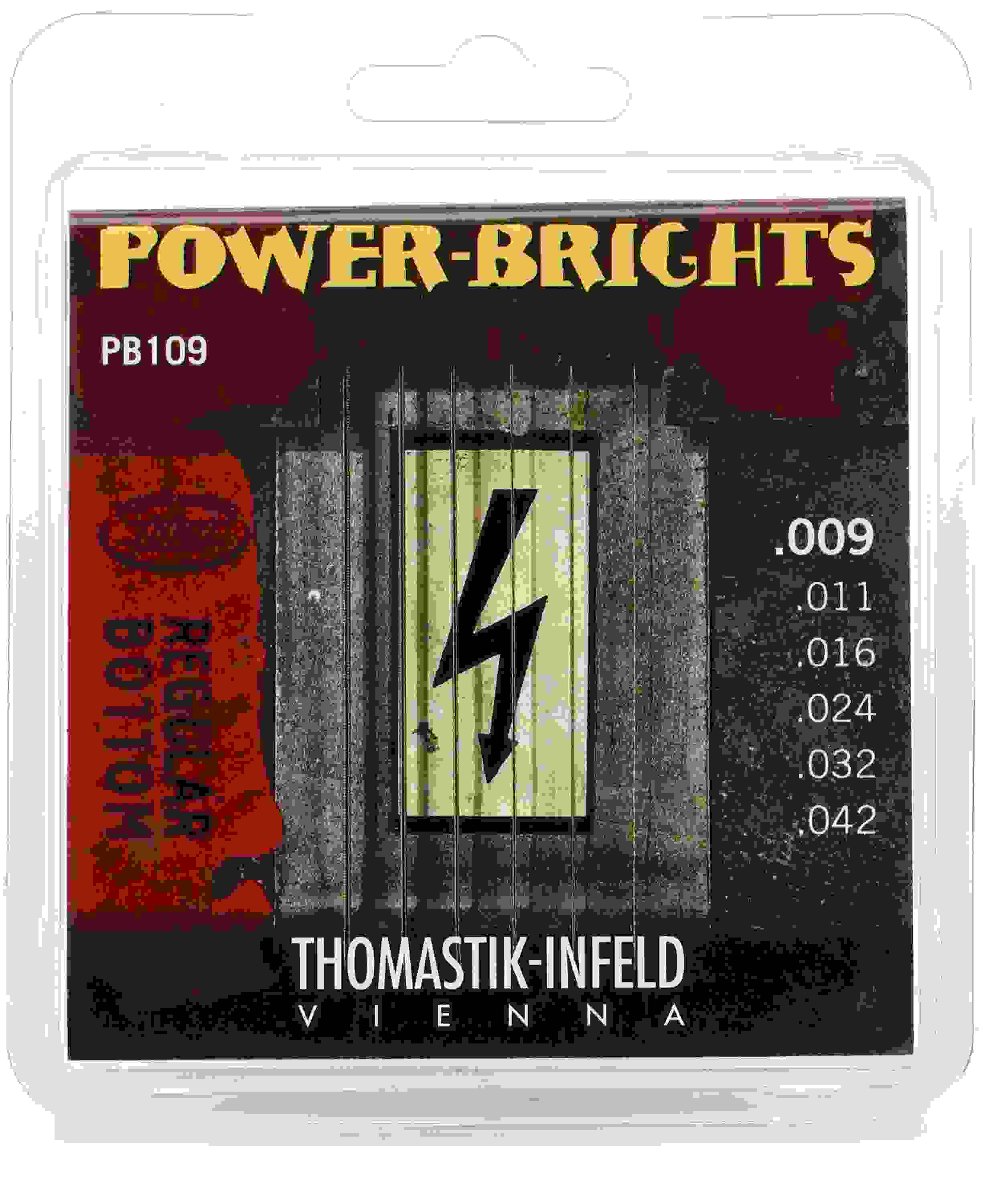 Thomastik-Infeld PB109 Power-Brights Electric Guitar Strings - .009 ...
