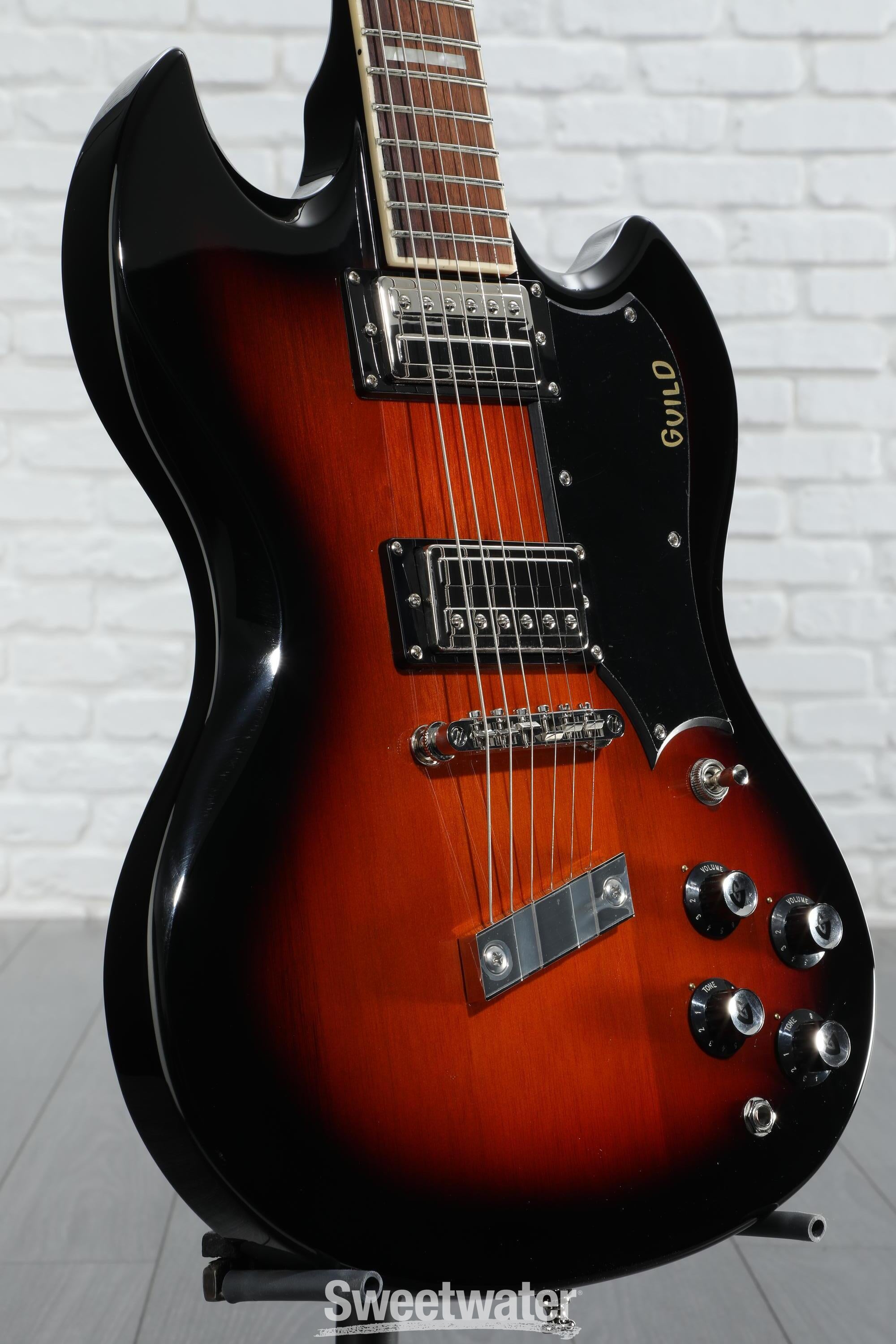 Guild Polara Deluxe Electric Guitar - Vintage Sunburst | Sweetwater
