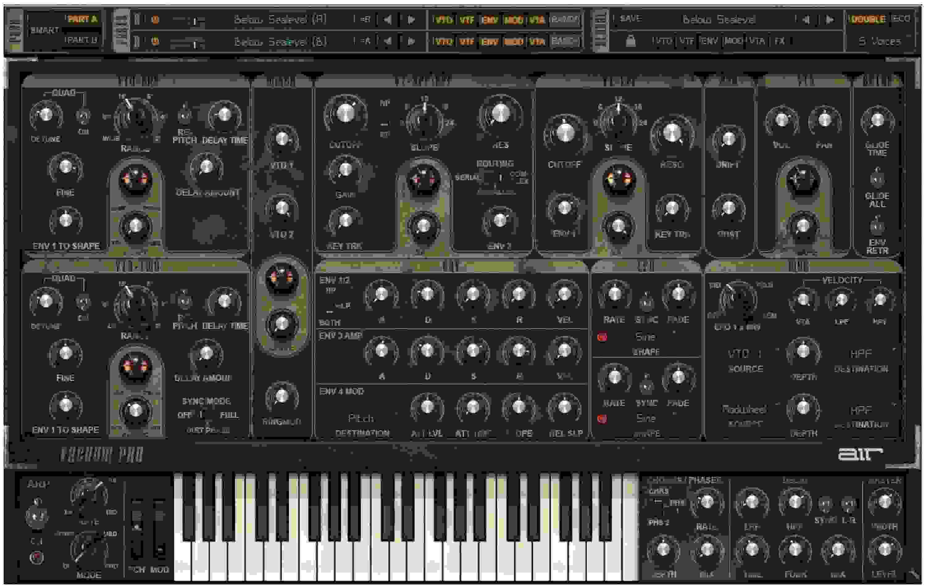 AIR Vacuum Pro Polyphonic Analog Tube Synthesizer | Sweetwater