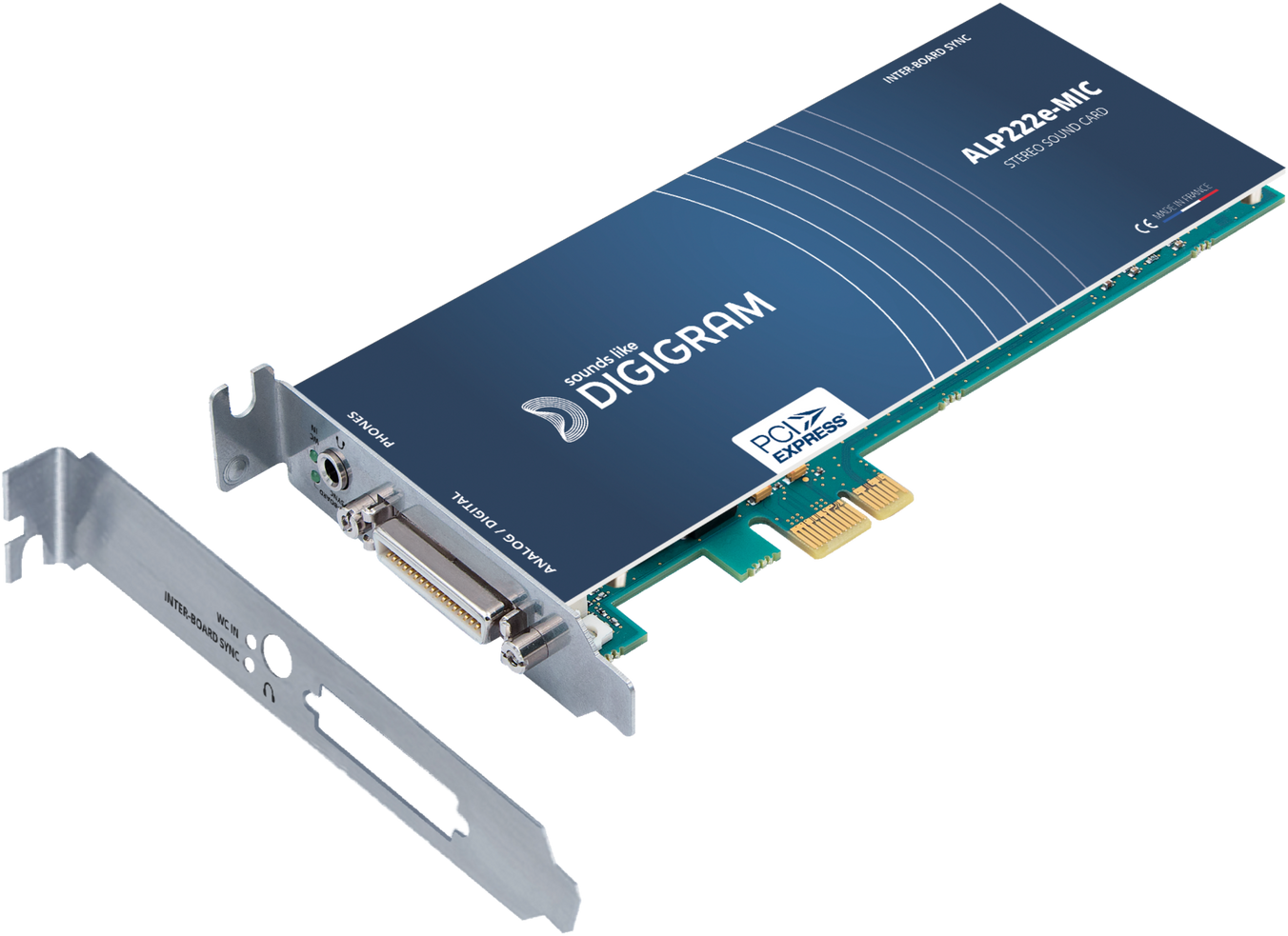 Digigram ALP222e-Mic PCIe Sound Card | Sweetwater