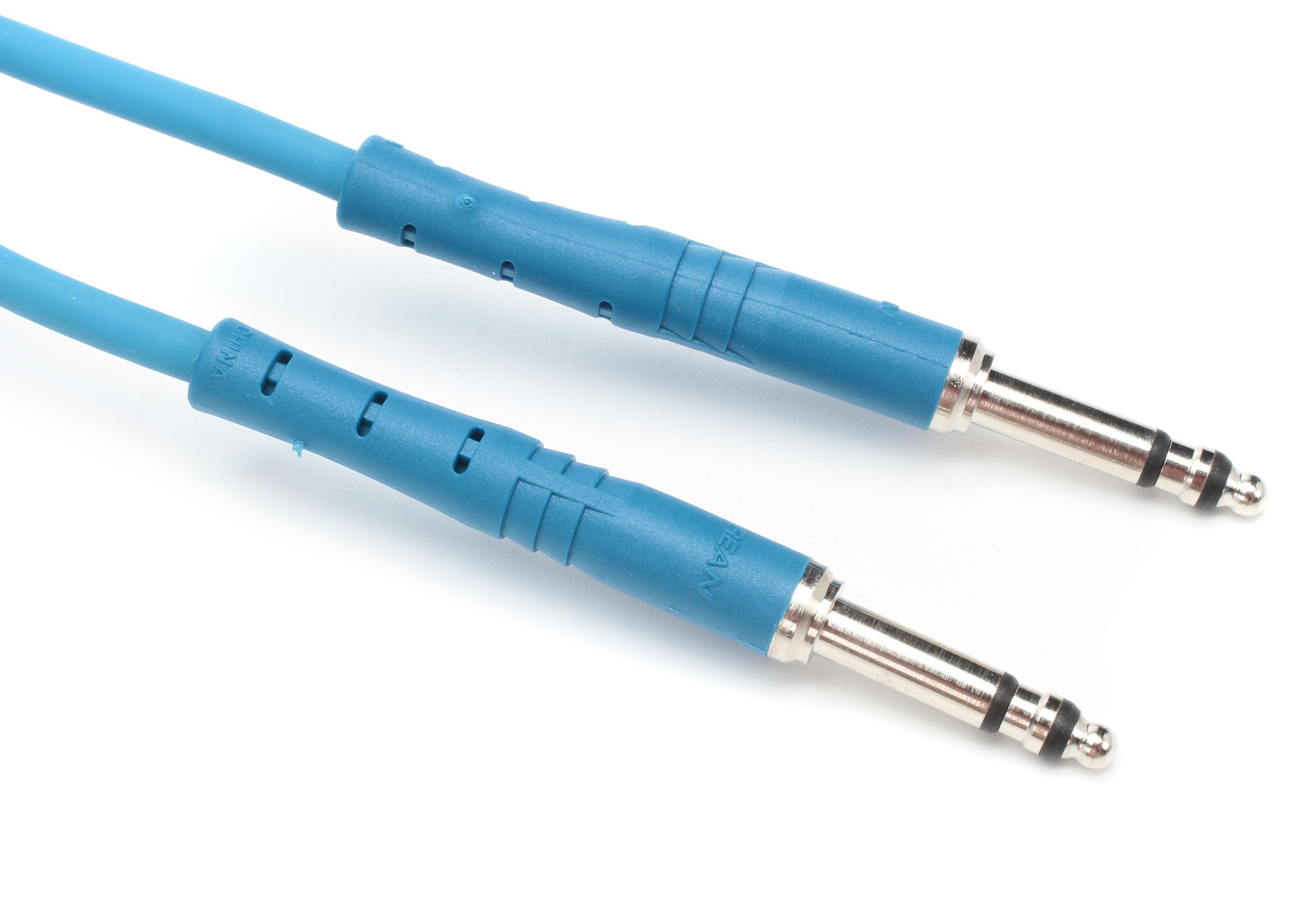 StageMASTER STT-3.B TT Patch Cable - 3 foot Blue | Sweetwater