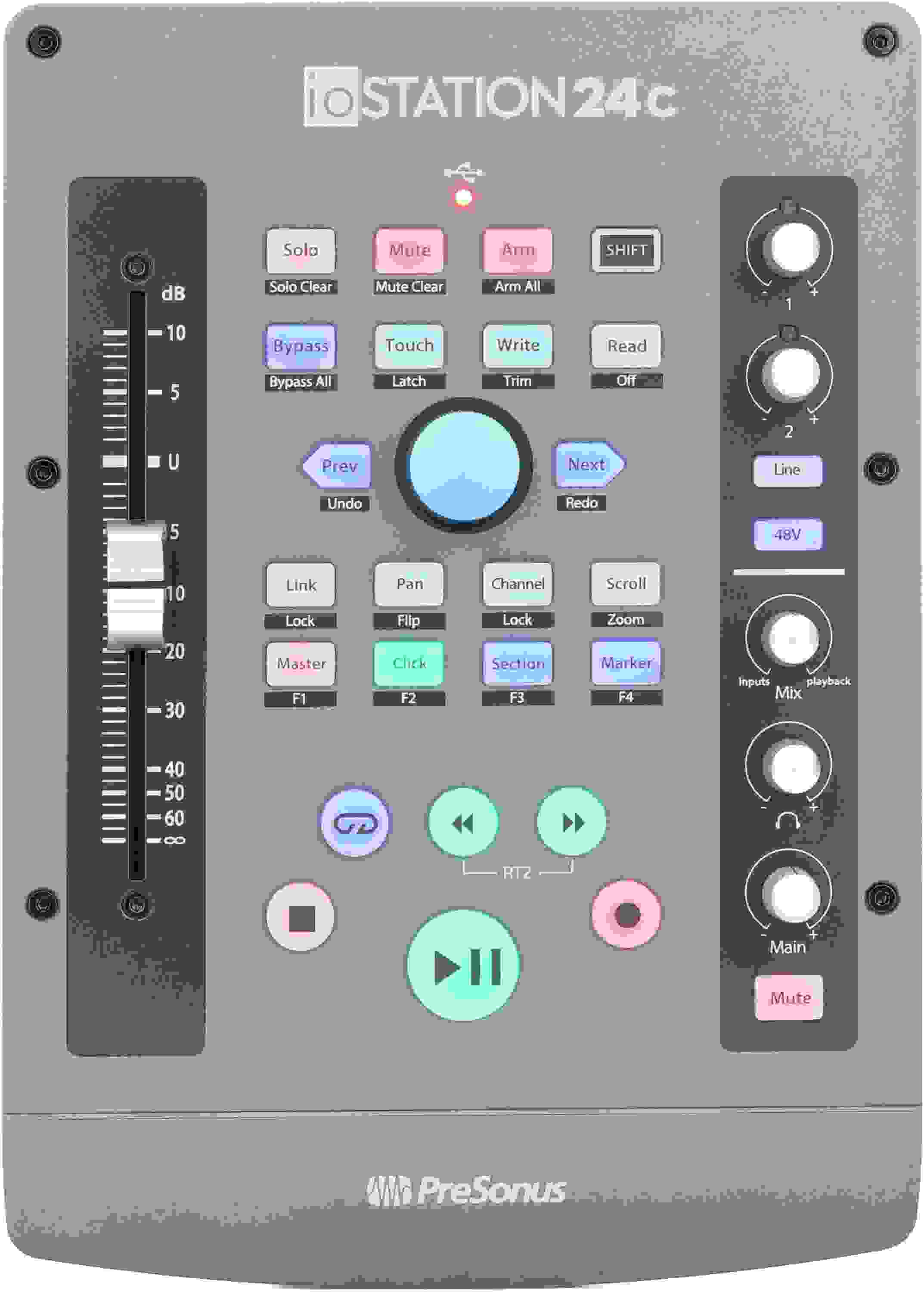 PreSonus ioSTATION 24c 2x2 USB-C Audio Interface and Production ...