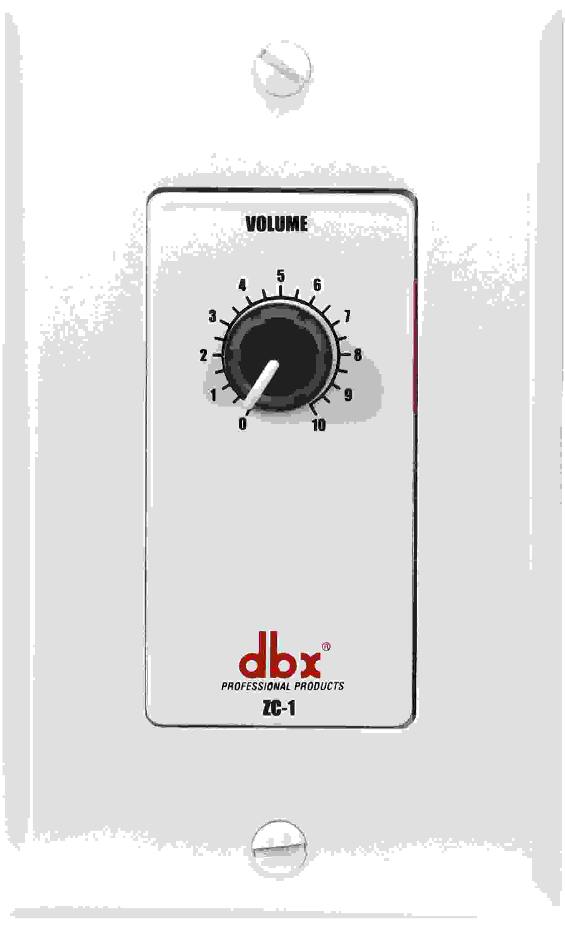 dbx ZC1 Wall-mounted Zone Controller with Volume Knob | Sweetwater