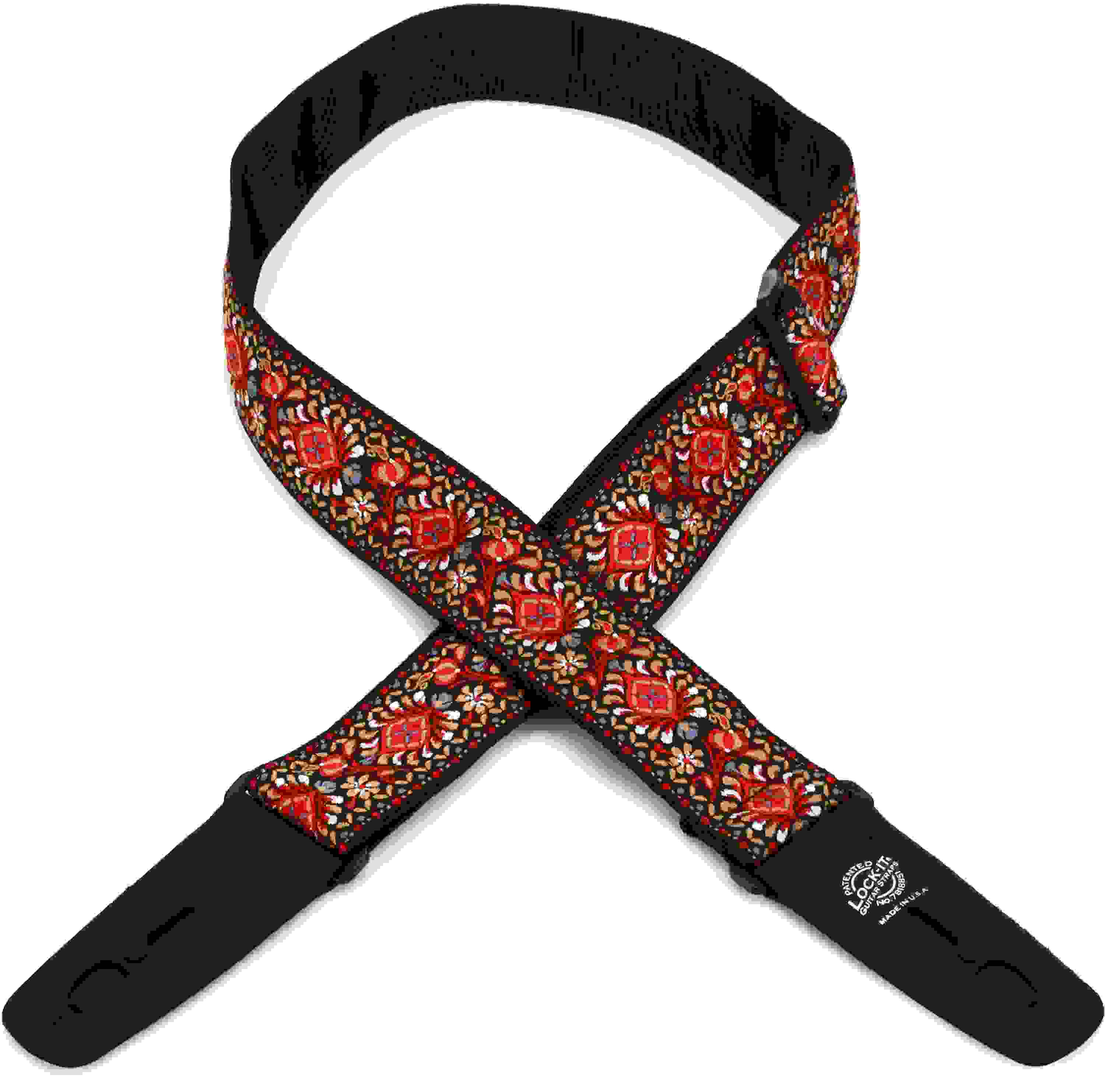 Lock-It Straps Retro Vintage Series jacquard Strap with Locking Ends ...