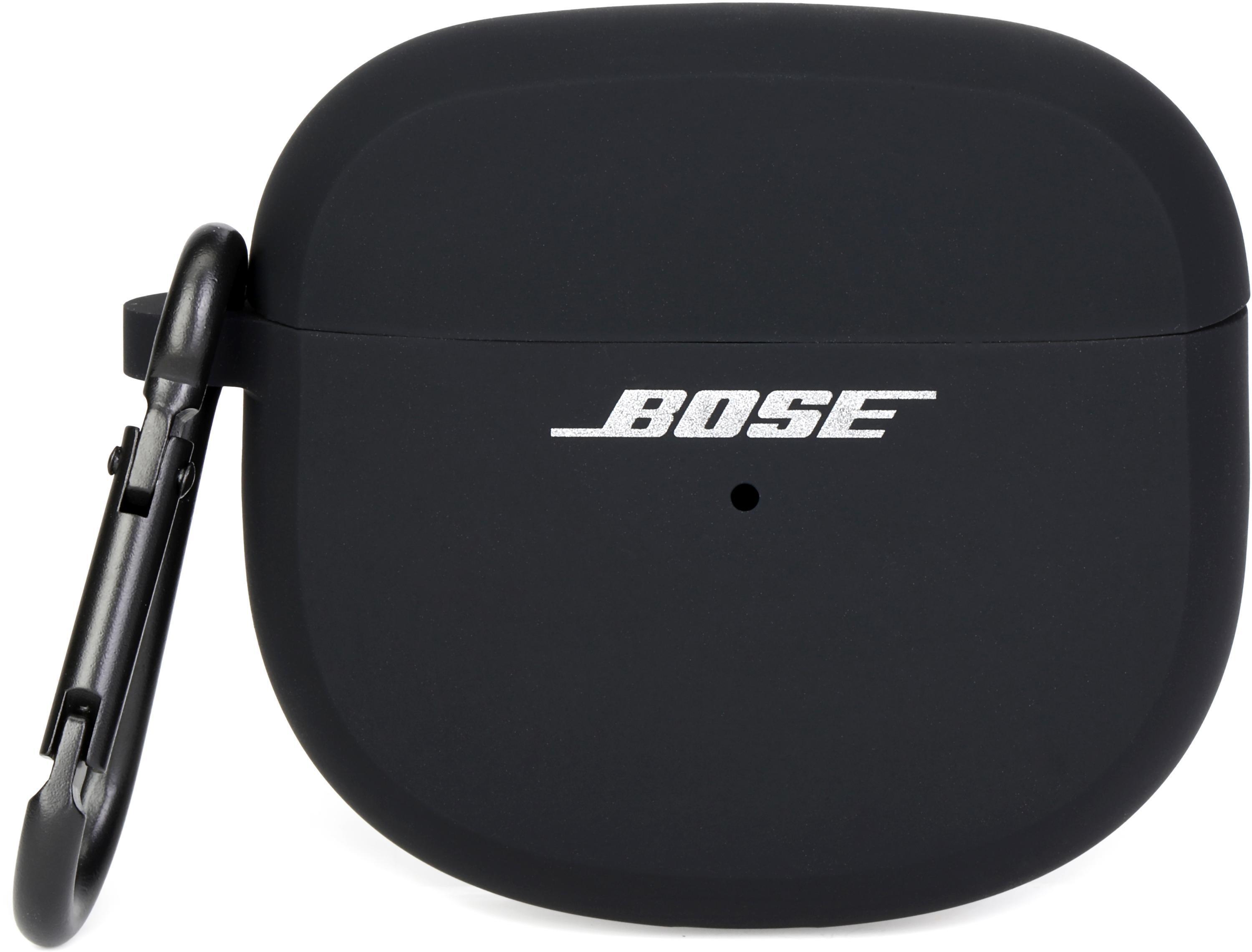 Bose Ultra Open Earbuds Charging Case Cover - Black | Sweetwater