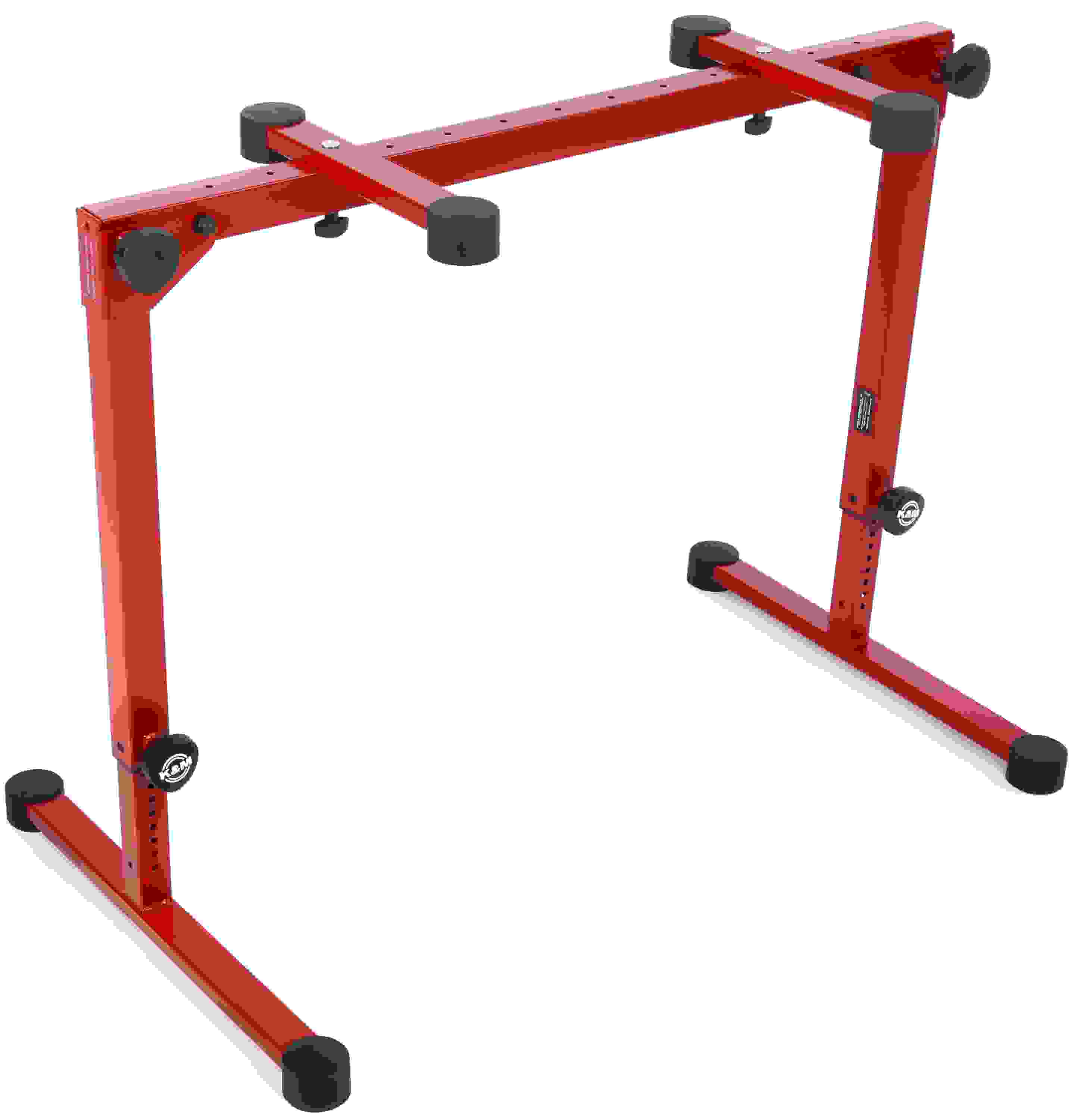 K&M 18820 Omega Pro Keyboard Stand - Ruby Red | Sweetwater