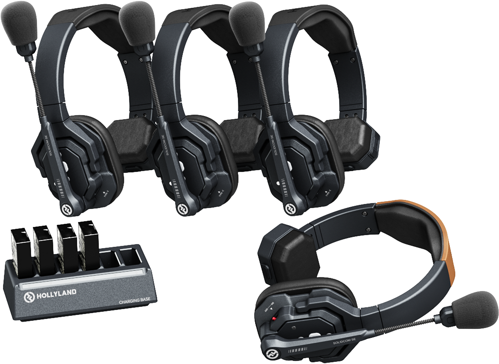 Hollyland Solidcom SE 4S 4-person Wireless Intercom System - Global ...