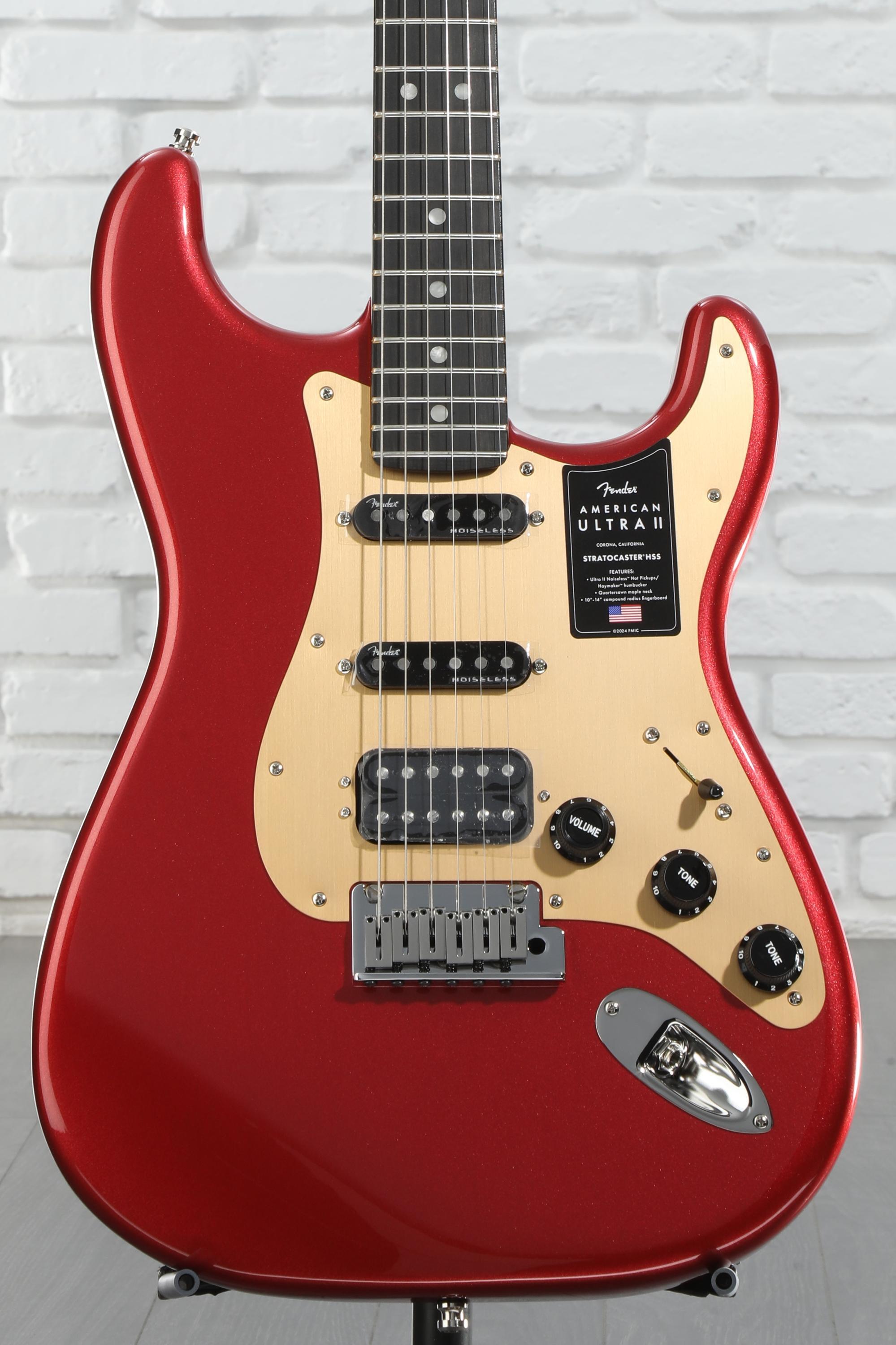 Fender American Ultra II Stratocaster HSS Electric Guitar - Sinister ...