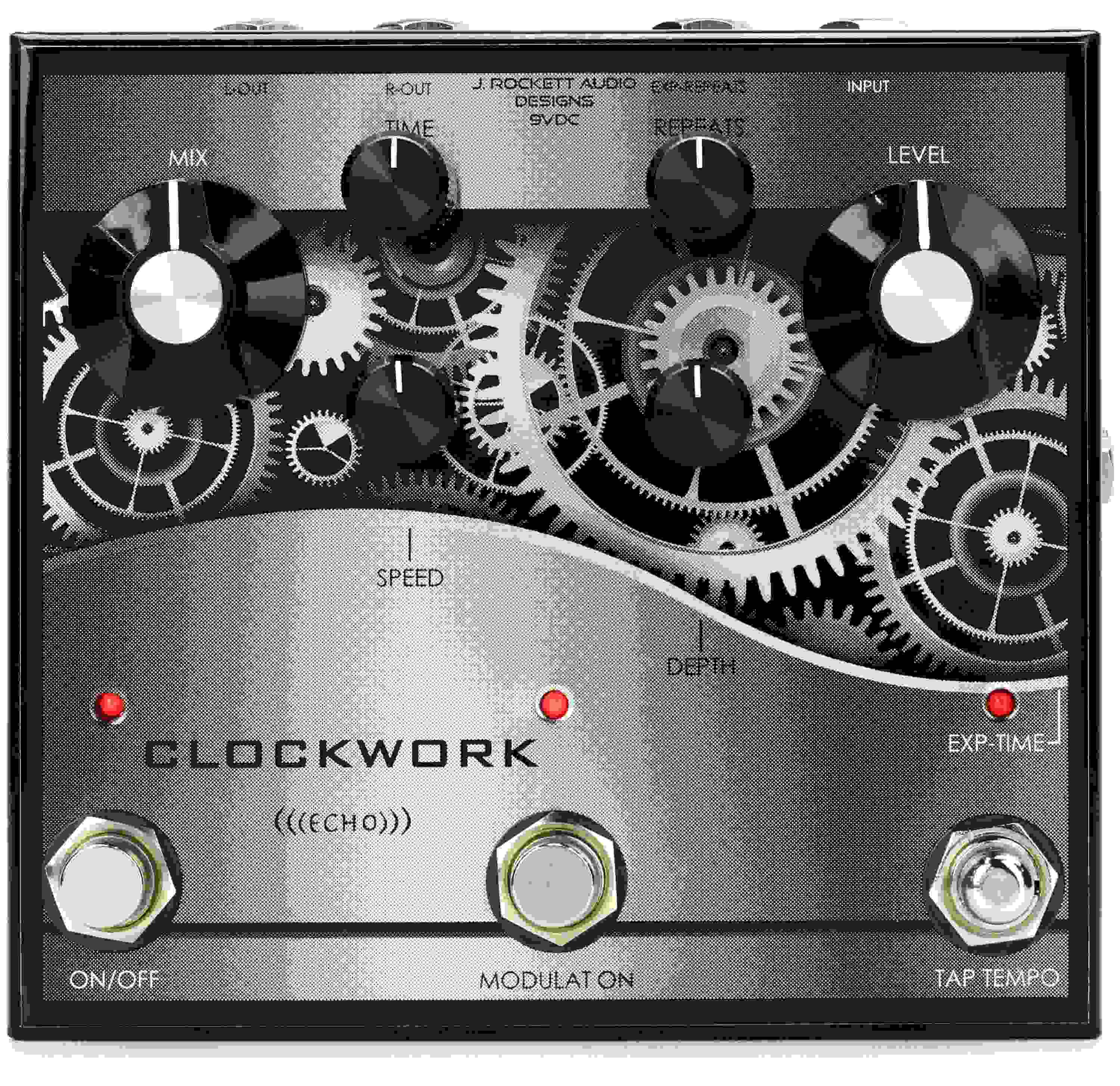 J. Rockett Audio Designs Clockwork Echo Delay Pedal | Sweetwater