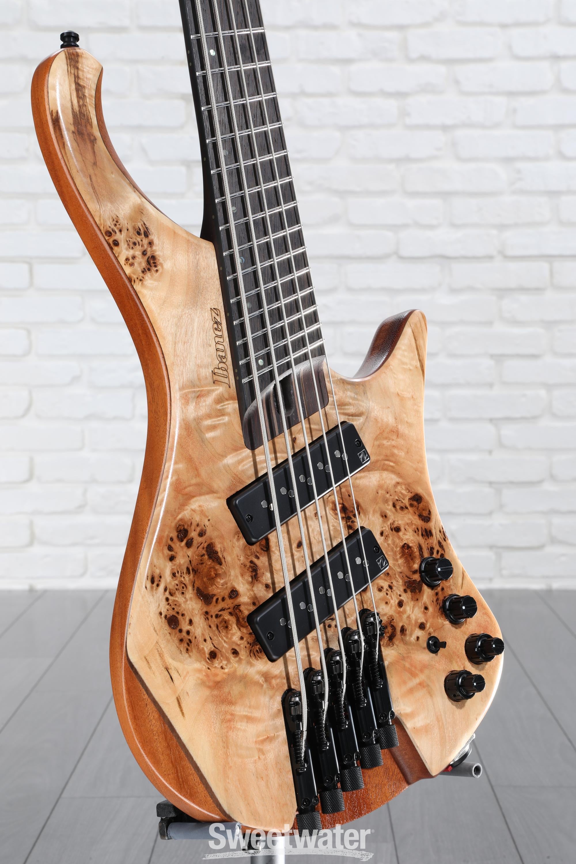 Ibanez EHB Ergonomic Headless 5-string Multi-scale Bass Guitar - Florid ...