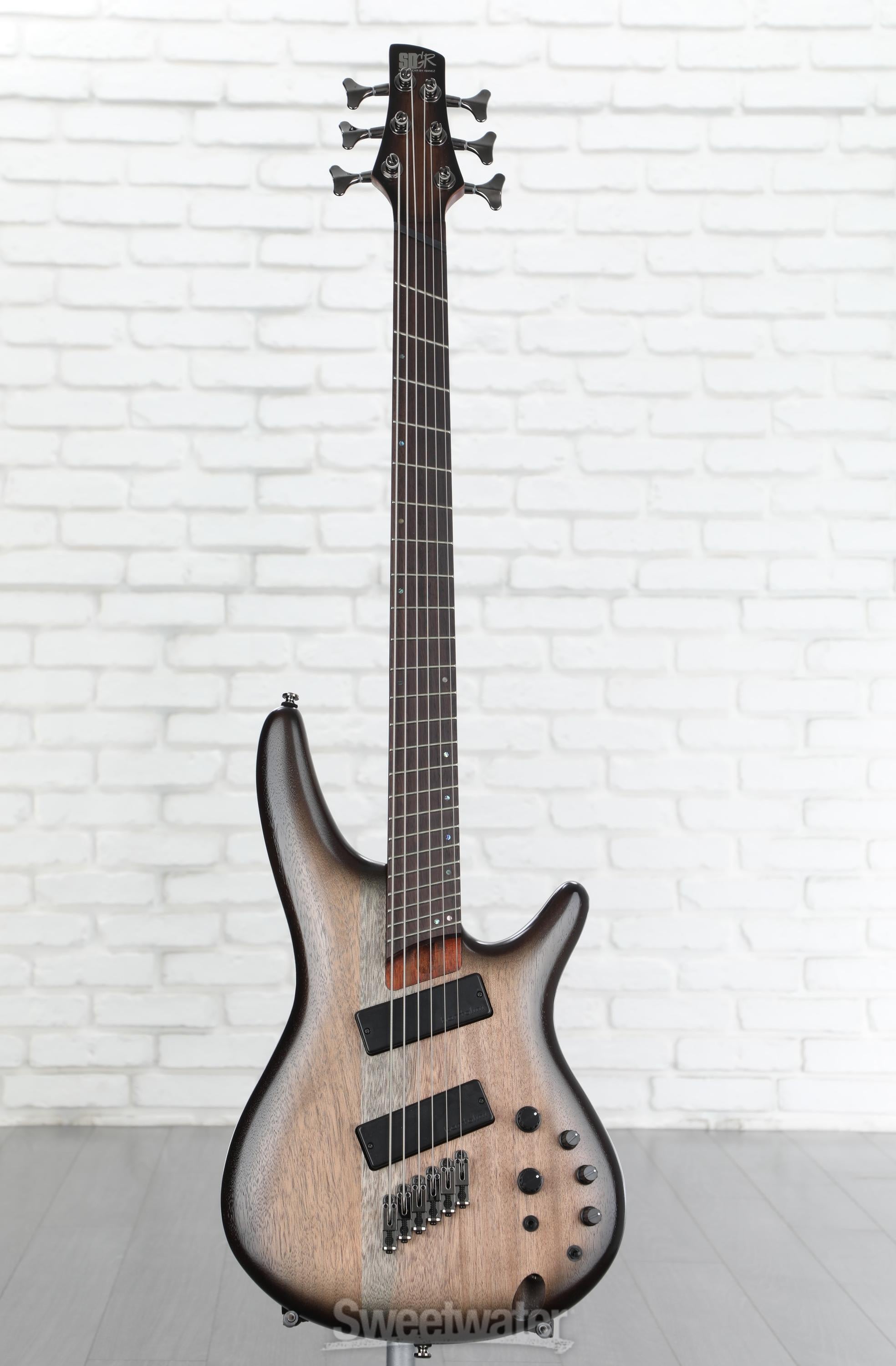 Ibanez Bass Workshop SRC6MS 6-string Multi-Scale Bass Guitar - Black ...