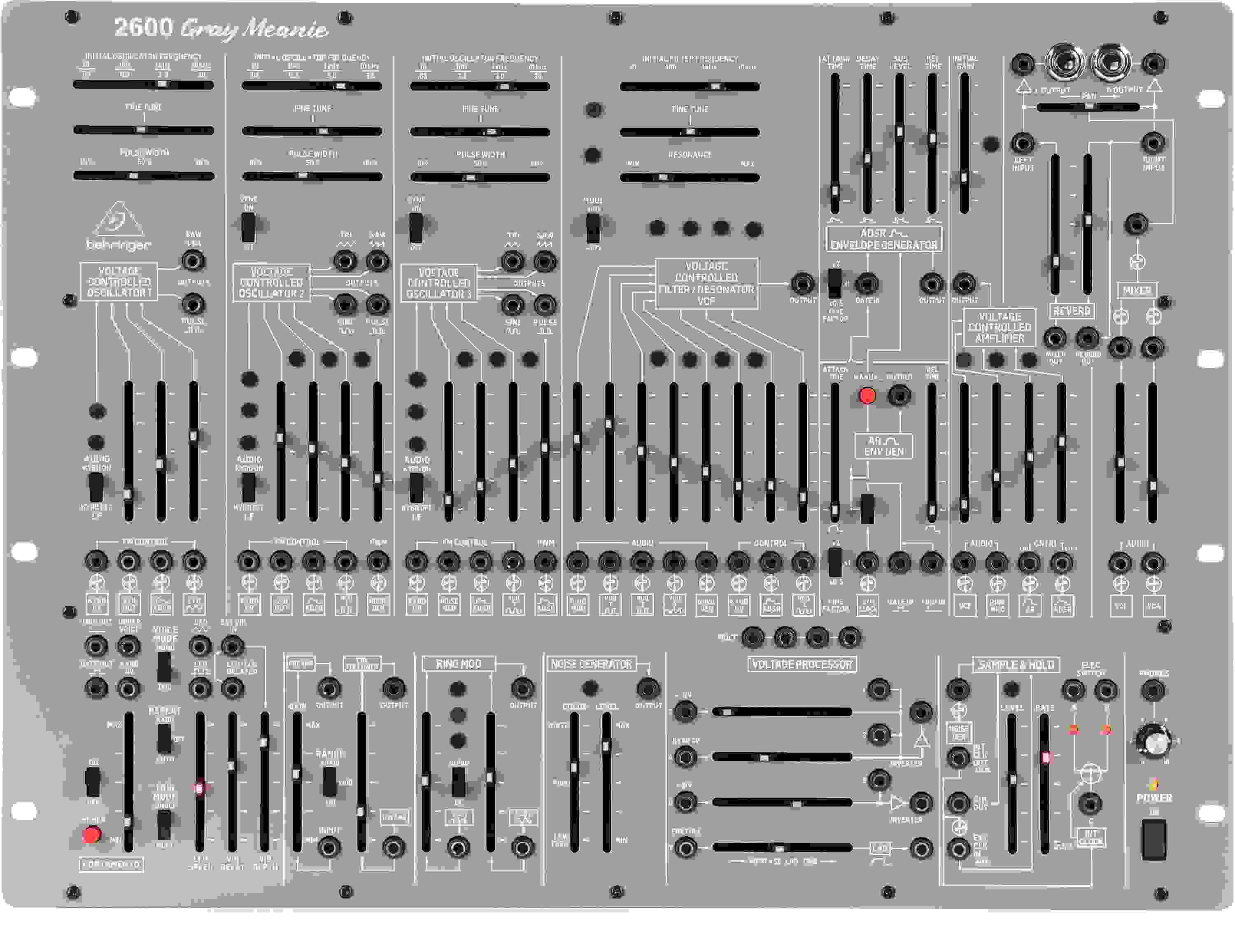 Behringer 2600 Gray Meanie Limited-Edition Analog Semi-modular ...