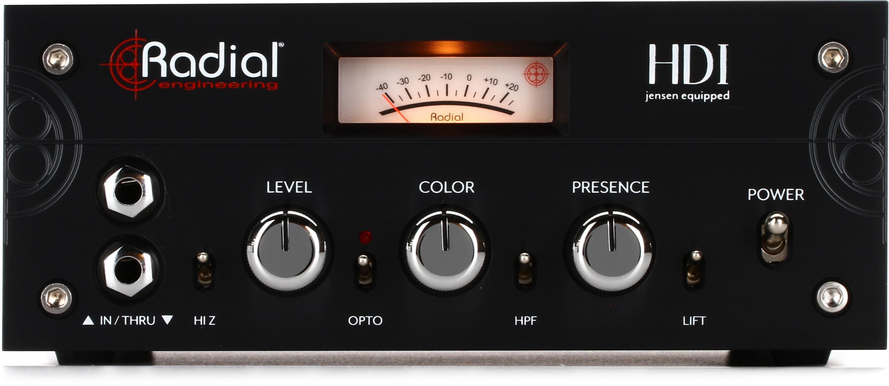 Radial HDI Studio Grade 1-channel Active Instrument Direct Box | Sweetwater