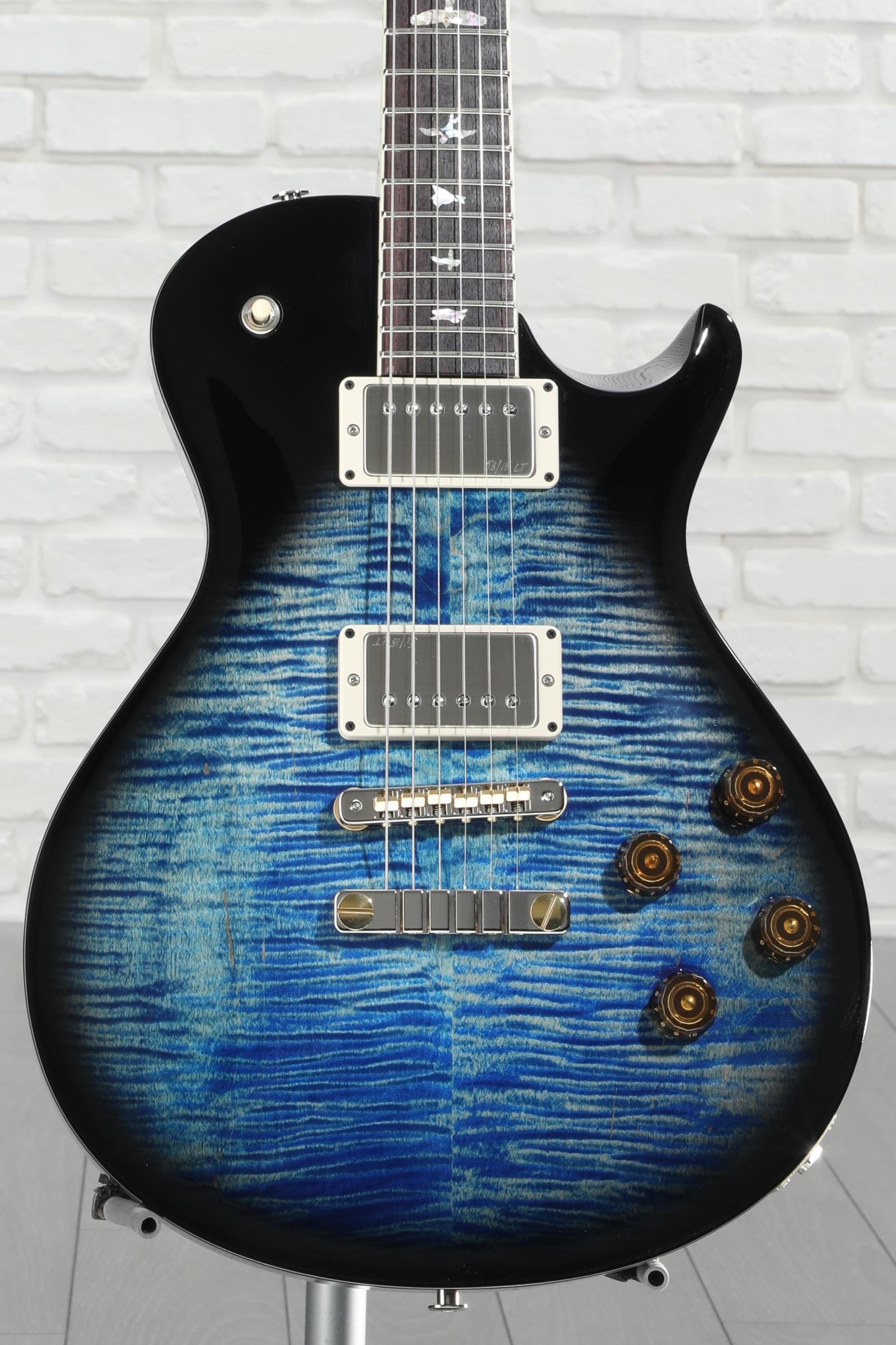 PRS McCarty 594 Singlecut Electric Guitar - Faded Blue Jean Wraparound ...
