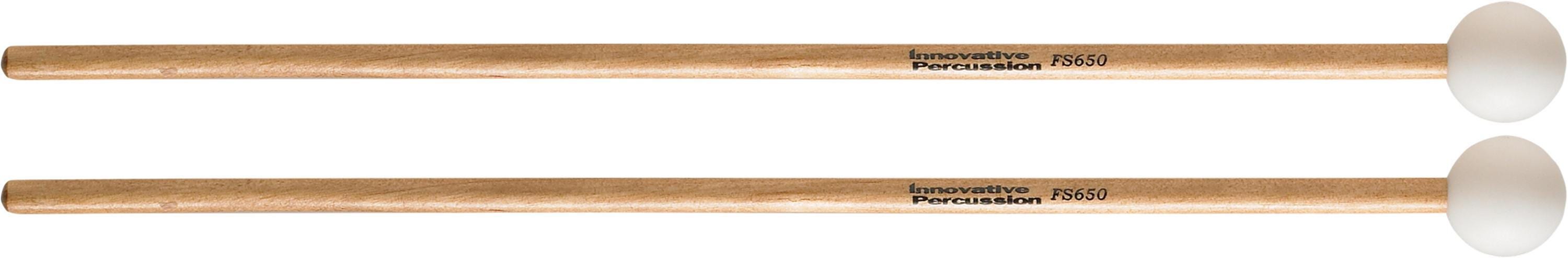 Innovative Percussion FS650 Field Hard Bell Mallets - White - Birch ...