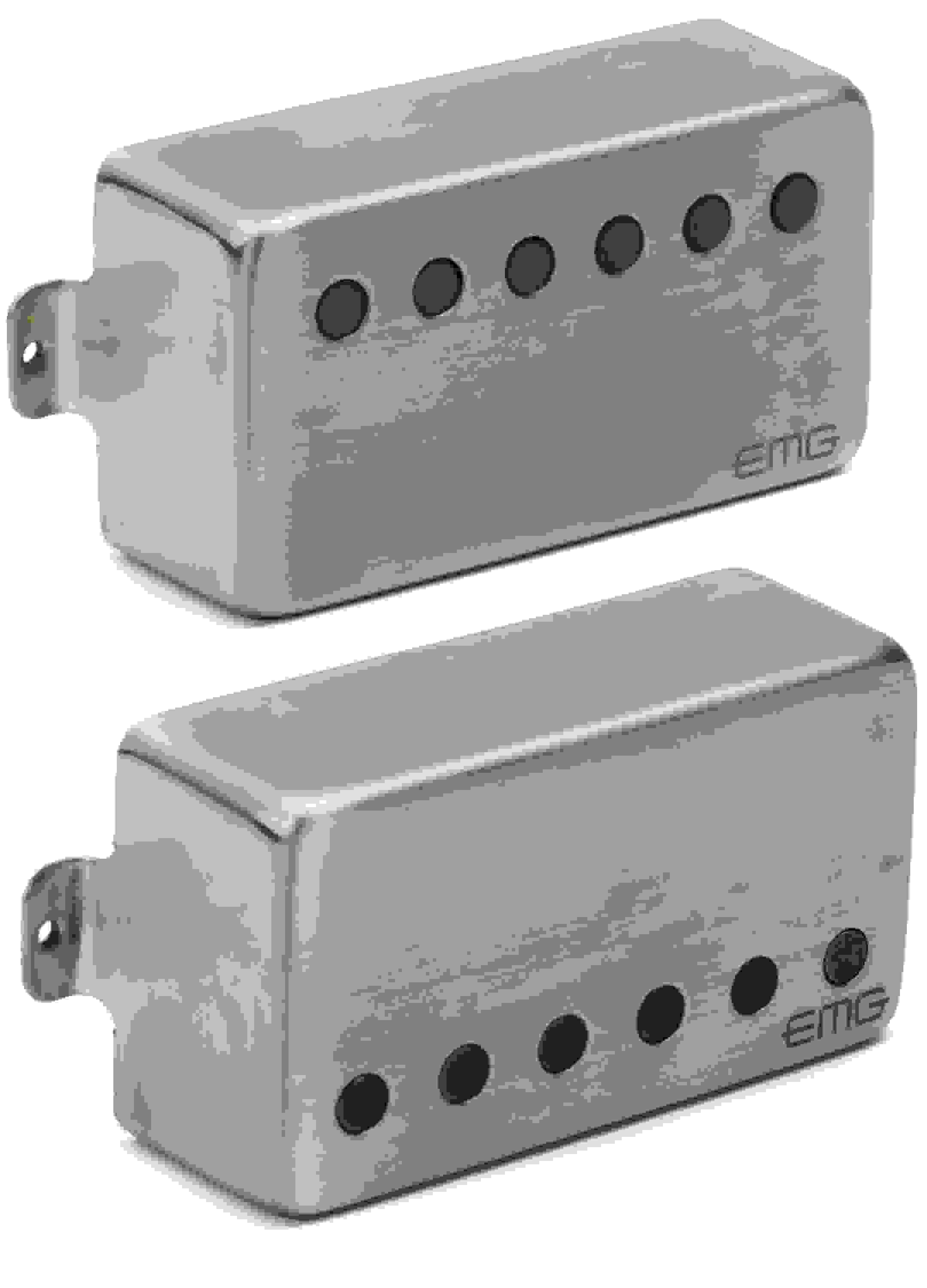 EMG 57/66 TW Dual Mode Neck and Bridge Pickup Set - F-spaced - Brushed ...