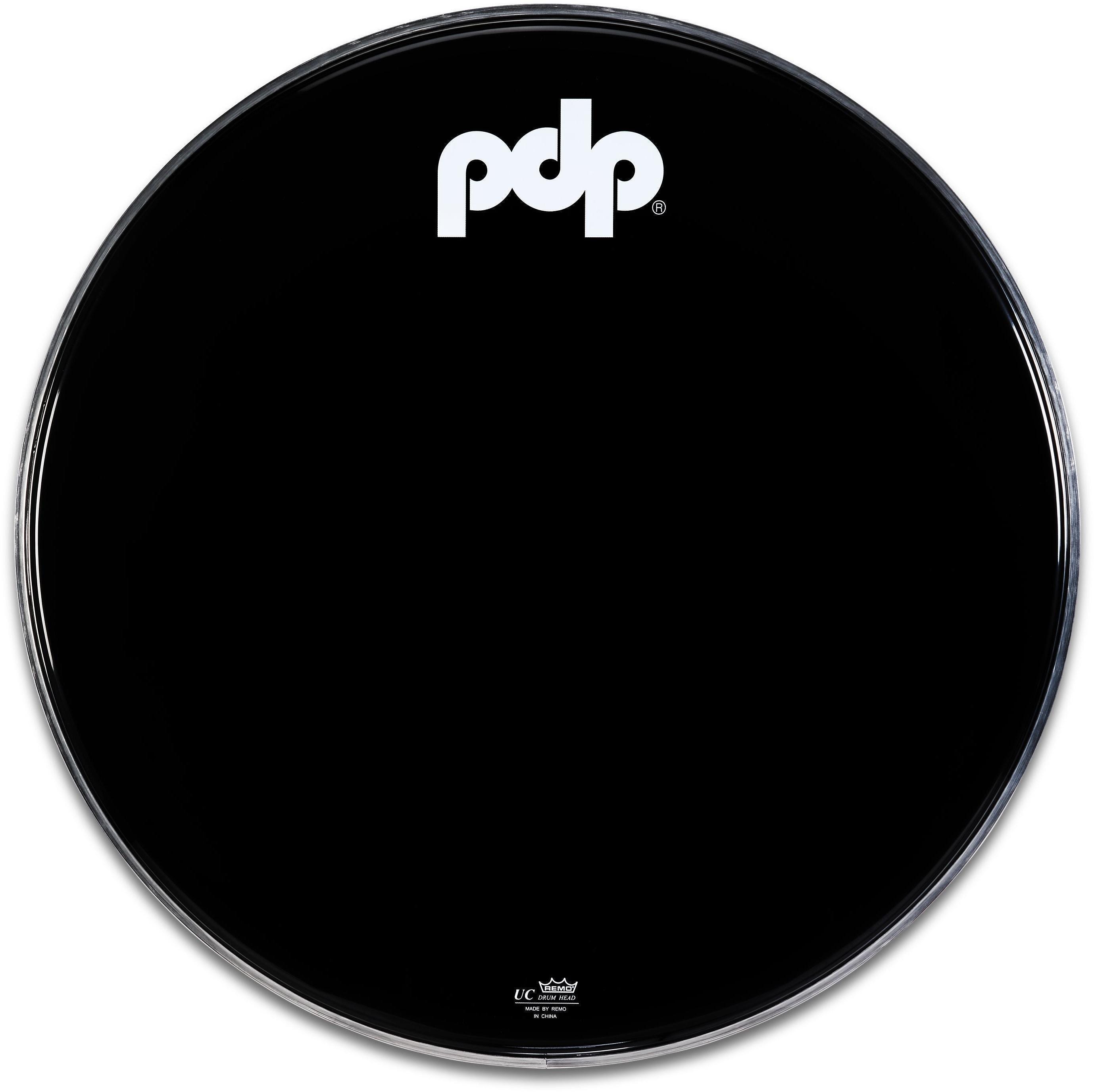 PDP Smooth Logo Head - 22 inches, Black | Sweetwater