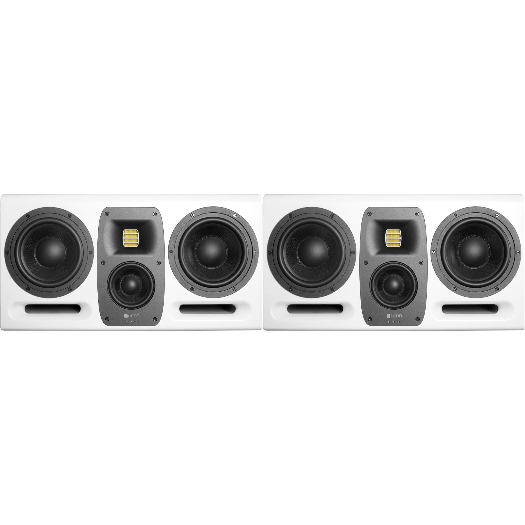 HEDD Type 30 MK2 3-way Powered Studio Monitor Pair - White | Sweetwater