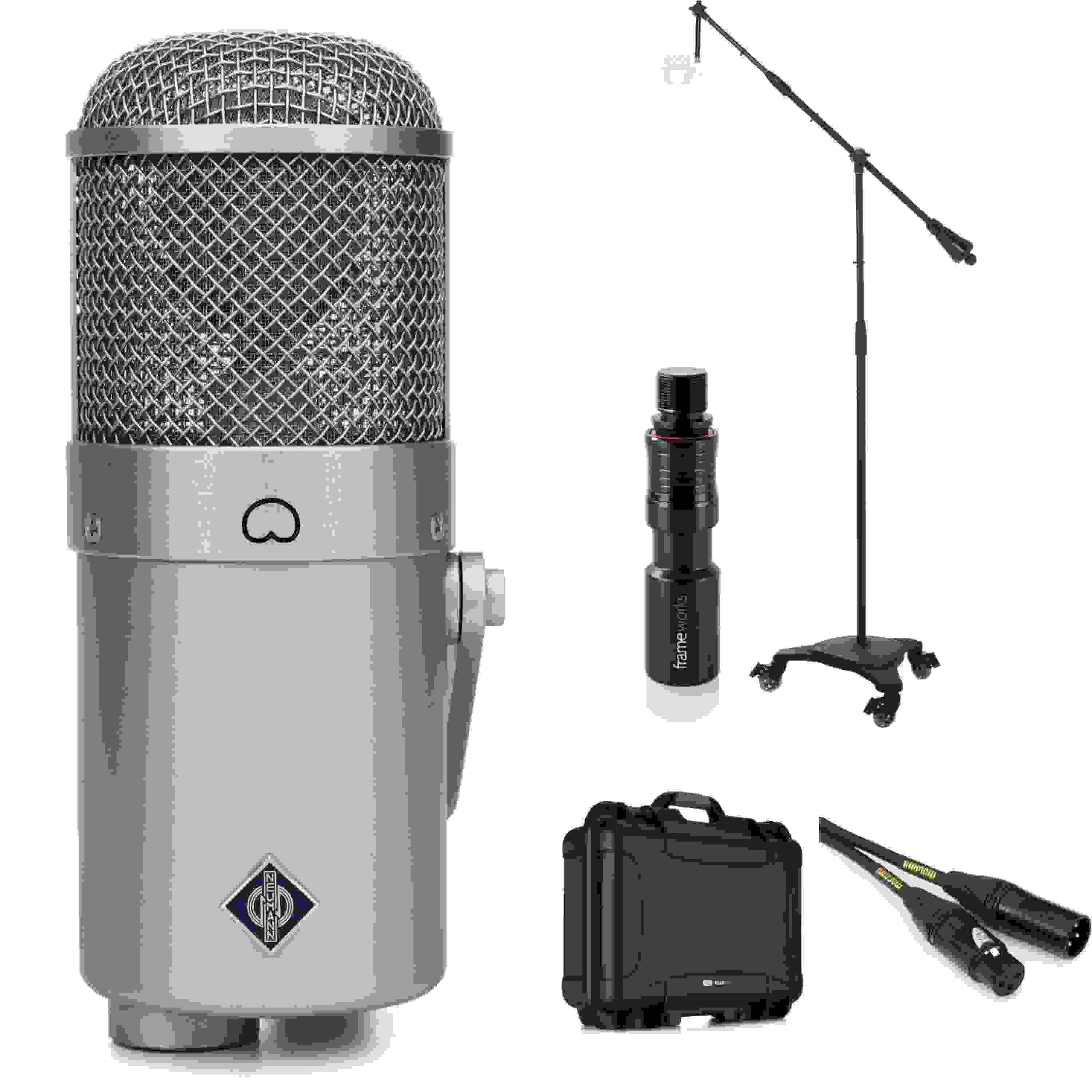 Neumann U 47 FET Large-diaphragm Condenser Microphone Bundle with Case ...