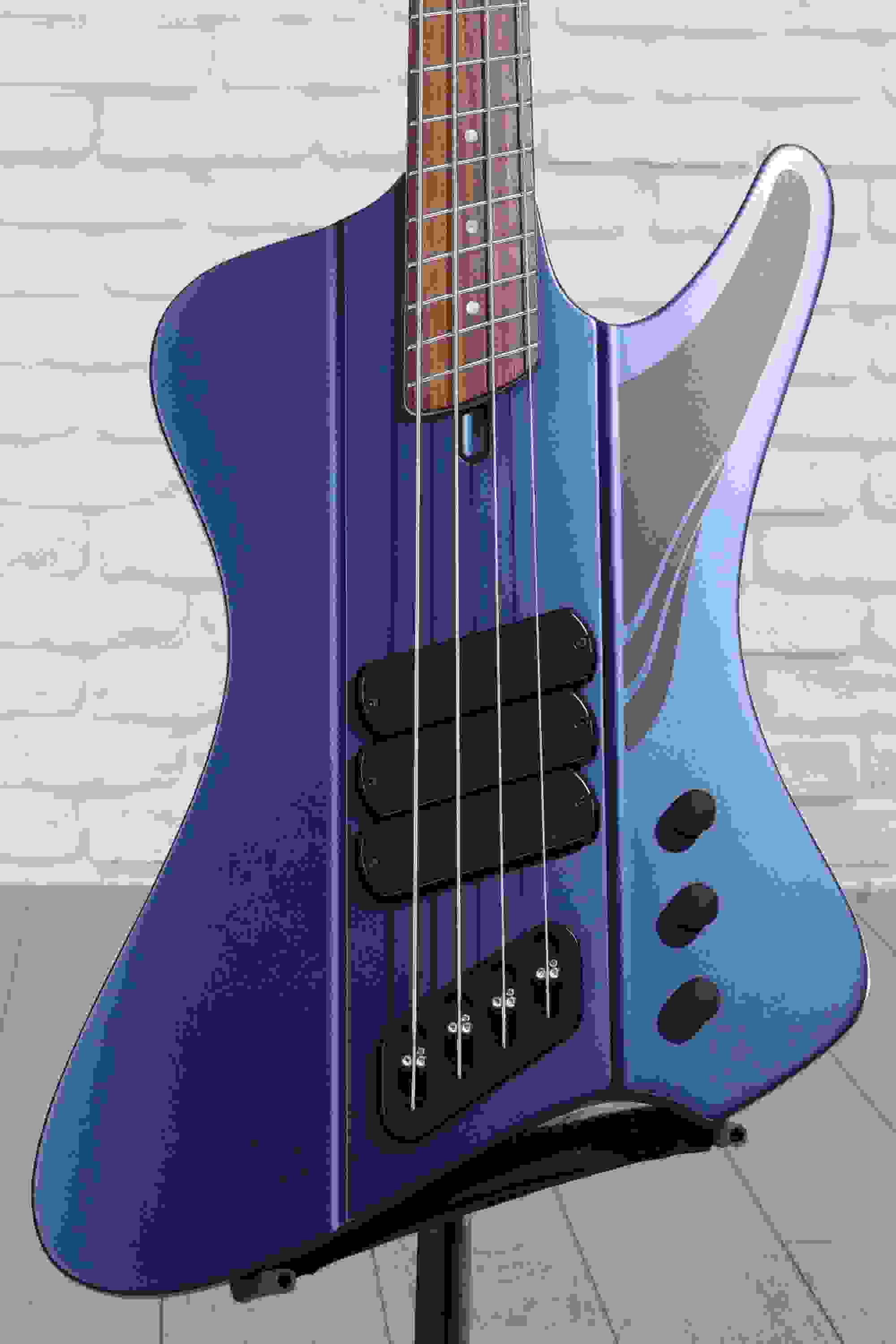 Dingwall Guitars D-Roc Multi-scale Bass Guitar - Matte Blue to Purple ...