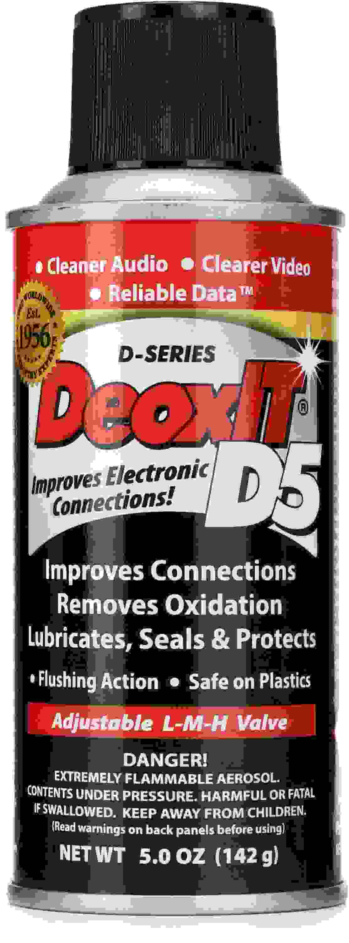 CAIG Laboratories DeoxIT D5 Contact Cleaner 5% Solution - 5-oz. Spray ...