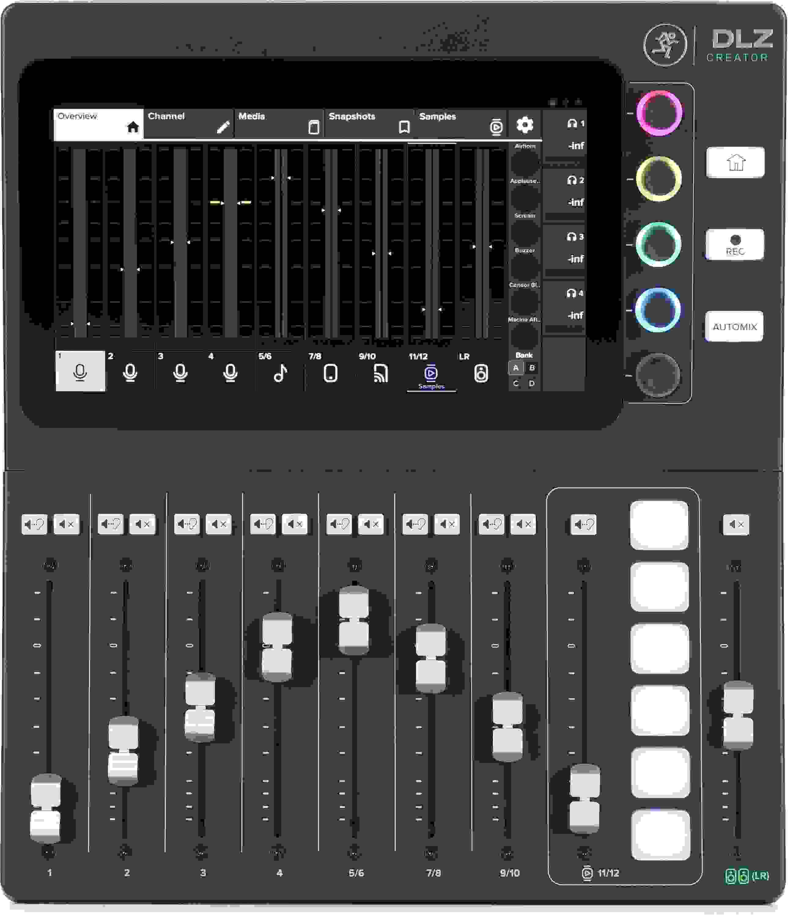 Mackie DLZ Creator 12-channel Digital Mixer | Sweetwater