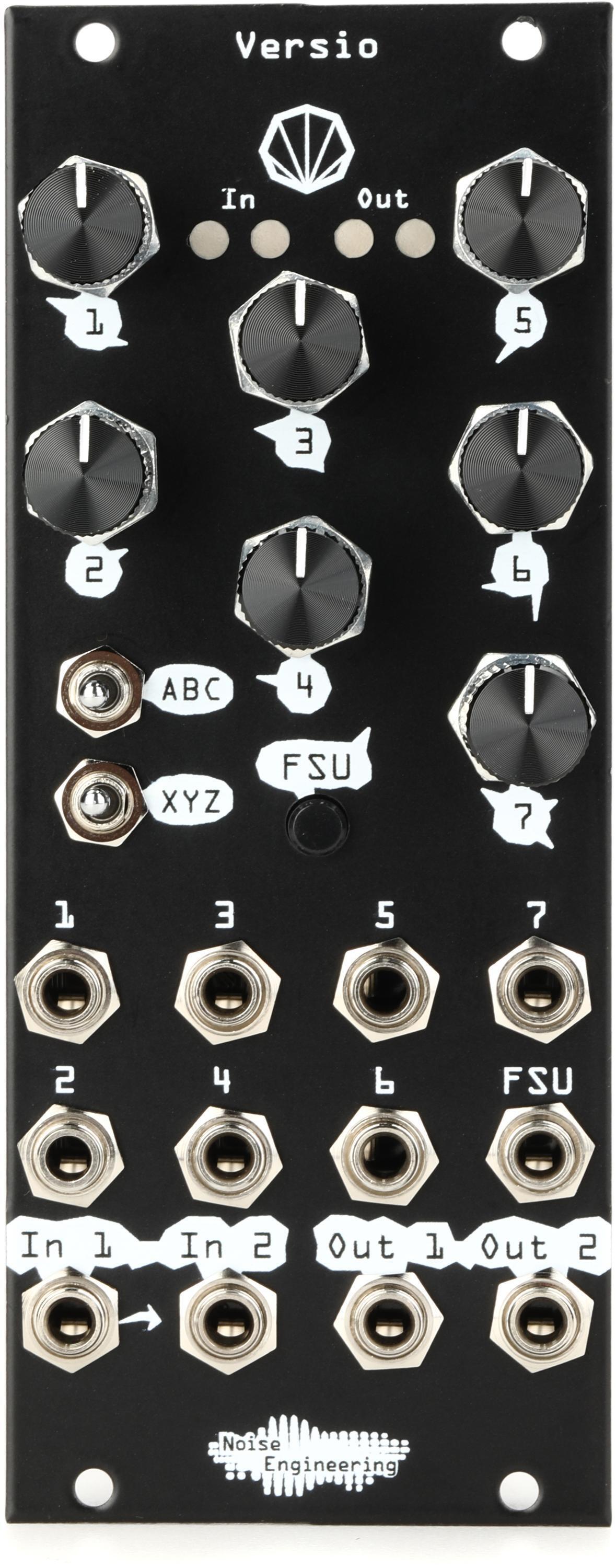 Noise Engineering Ruina Versio Multimode Distortion Eurorack Module - Numbered, Black | Sweetwater