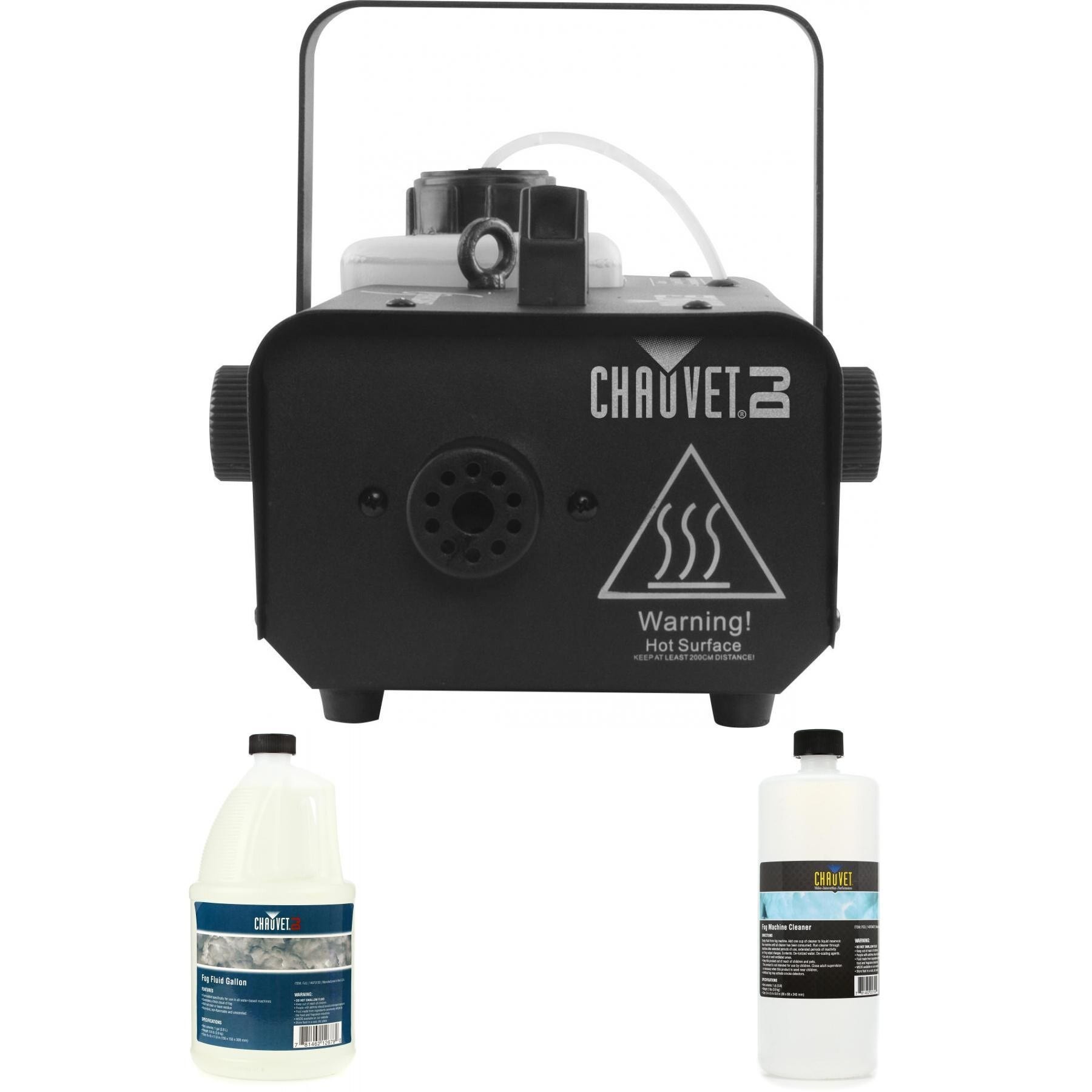 Chauvet DJ Hurricane 1000 Compact Fog Machine Essentials Bundle ...